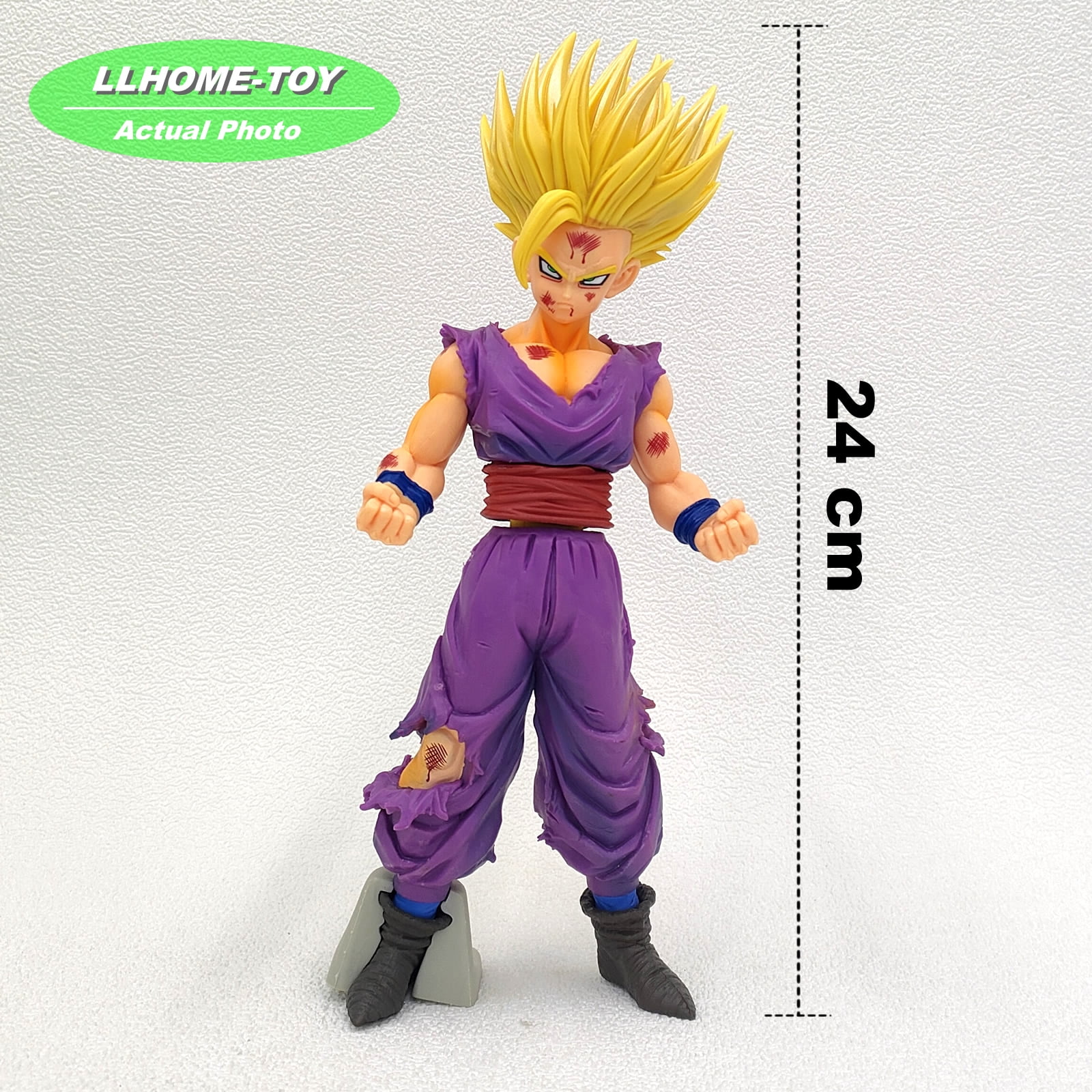 Anime DBZ Dragon Ball Z MSP Super Saiyan Son Gohan Battle Damage Figure ...