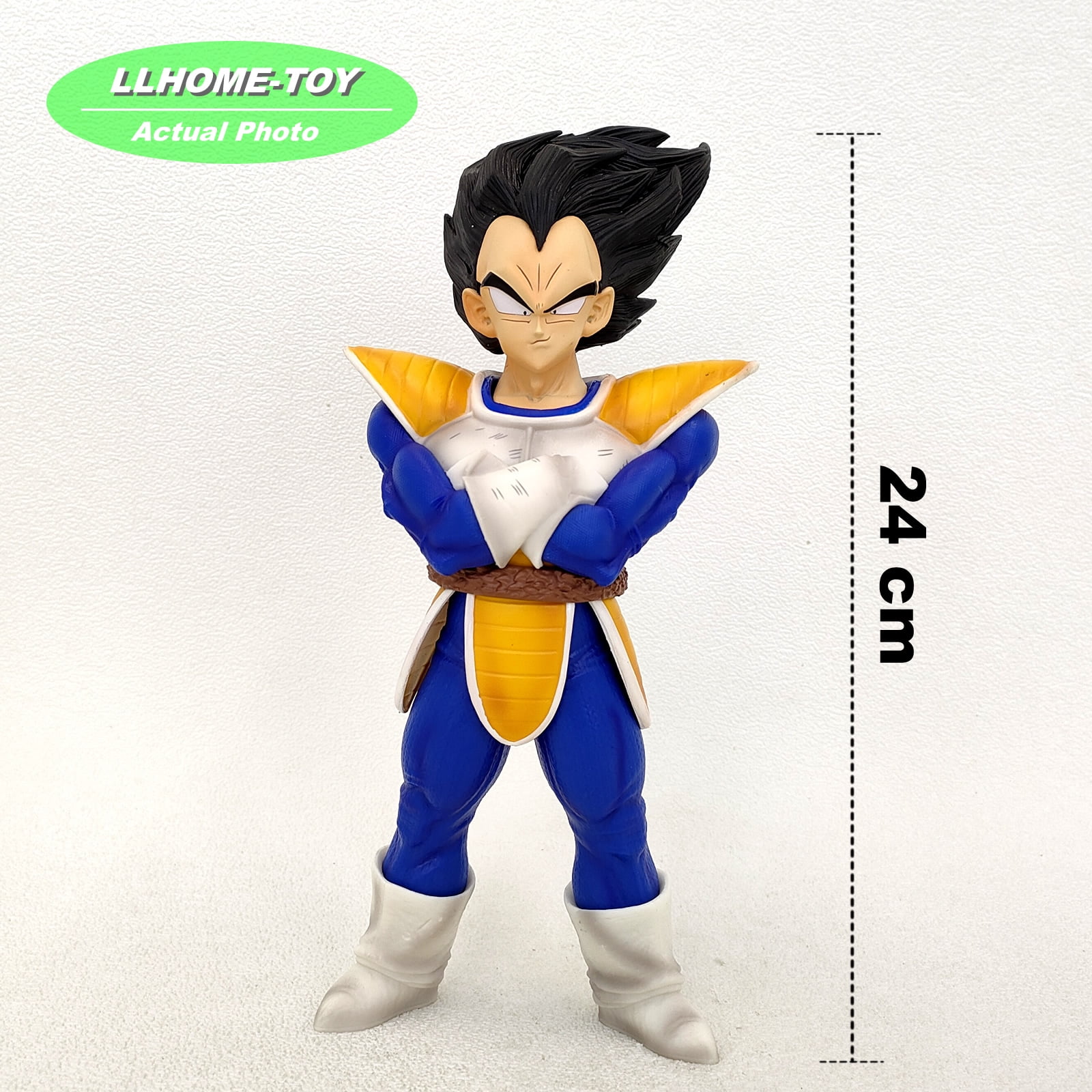 Anime DBZ Saiyan Vegeta First Battle Save Earth LZ PVC Figure Statue ...