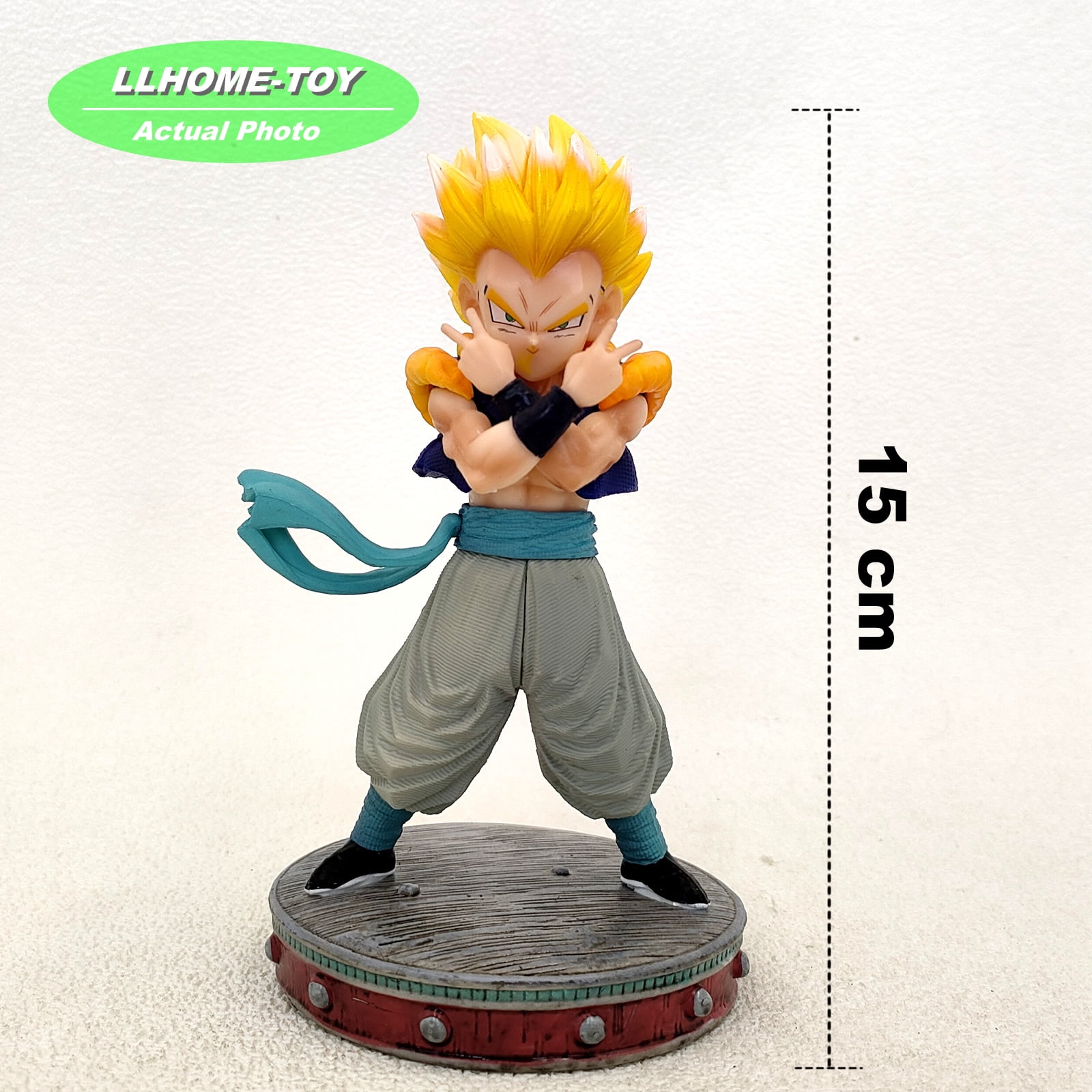 Anime DBZ Super Saiyan Gotenks Standing Pose two yeah PVC Figure Toy ...