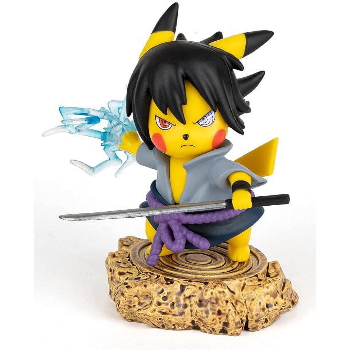Anime DOll Pikachu COS Uchiha Sasuke, Anime Statue Miniature Toys for ...