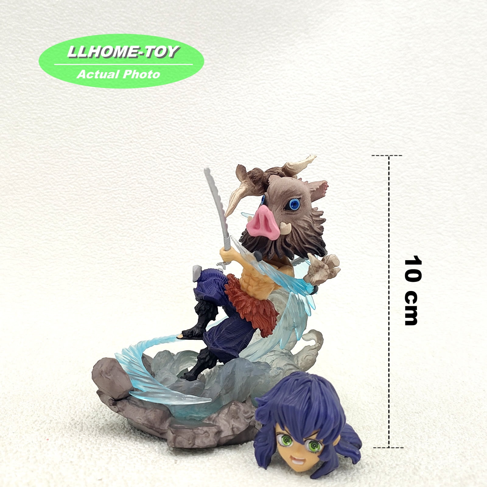 Anime DS Hashibira Inosuke Changeable head Battle cute Figure Toy Gift ...