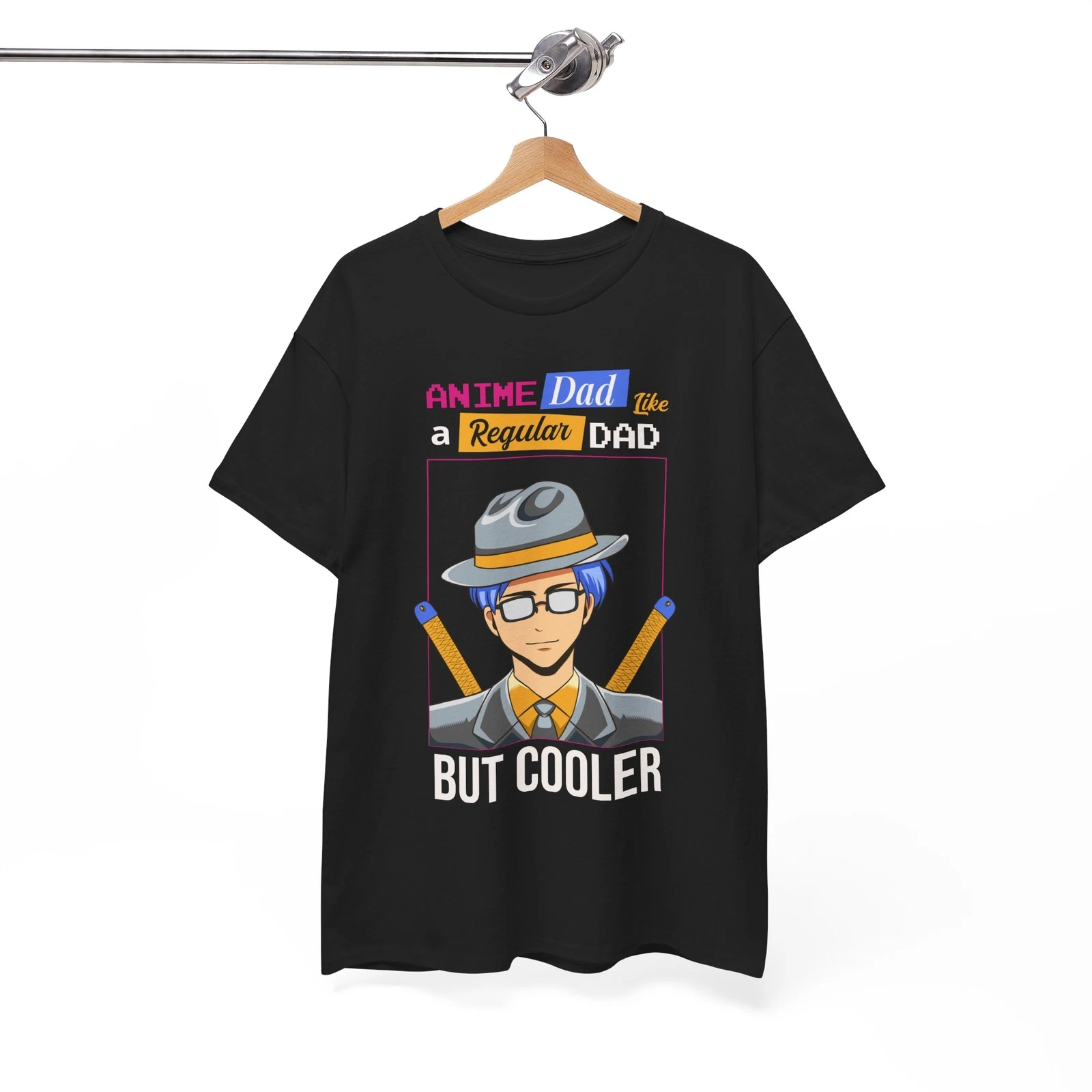 Anime Dad Like A Regular Dad Traditional Japanese Art Graphic Unisex T ...