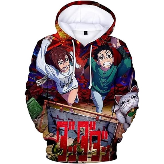 Anime Dan-Da-Dan Merch Hoodie Jacket Sweatshirt Sweater Costume ...