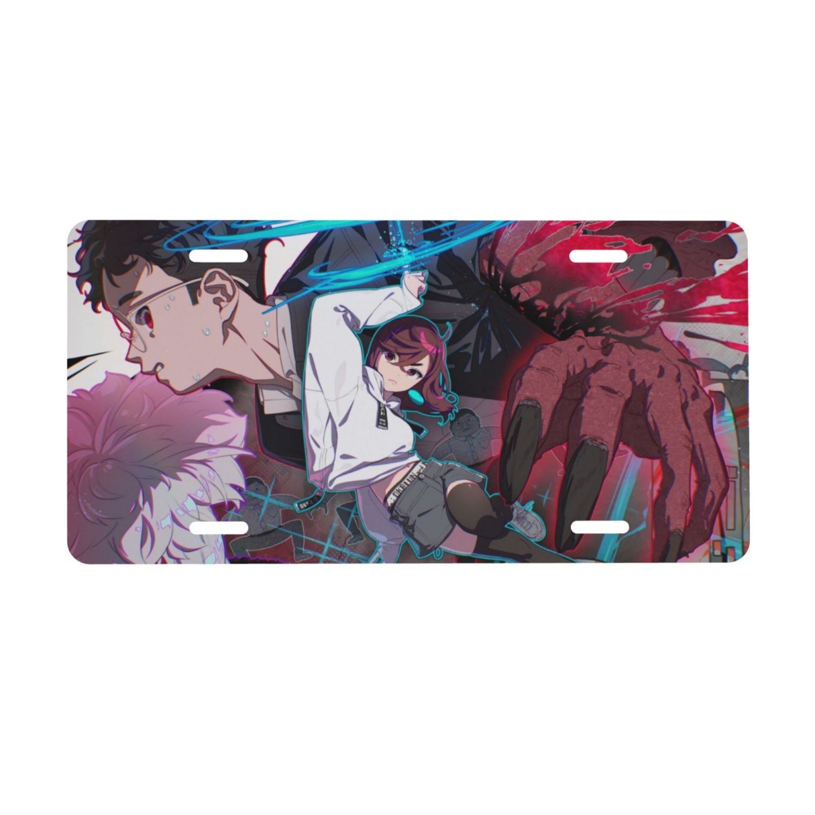 Anime Dandadan License Plate Cover Aluminum Novelty Vanity Tag ...