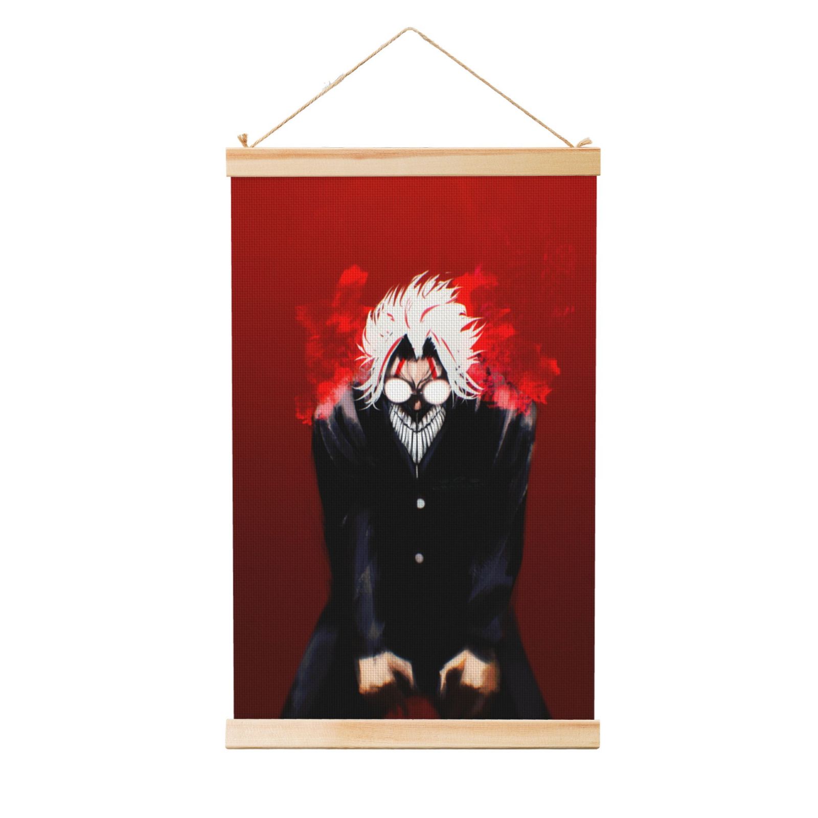 Anime Dandadan Okarun Wooden Shaft Hanging Poster Canvas Wall Hanging ...