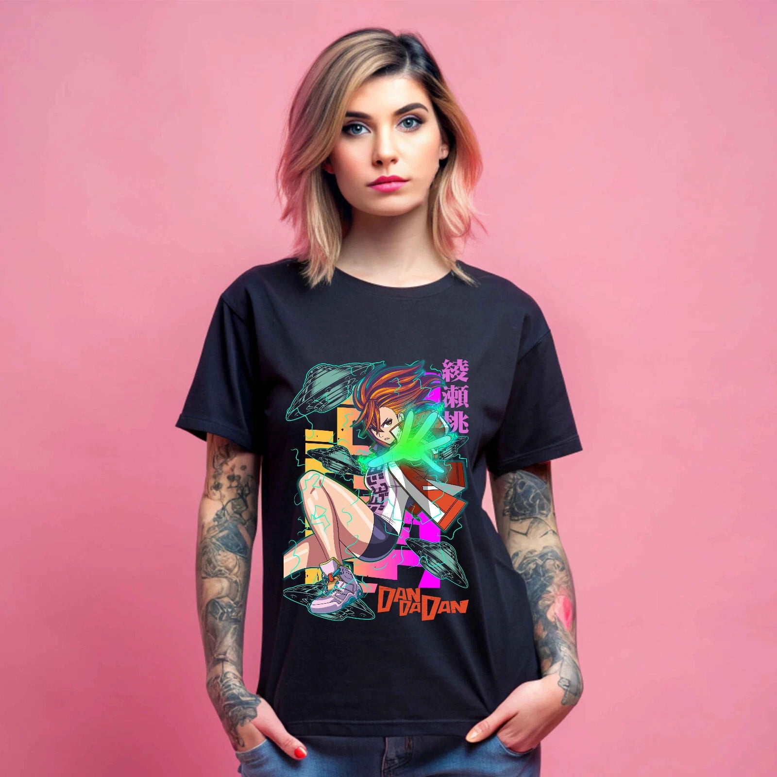 Anime Dandadan Seiko Ayase Momo Spiritual Psychic Medium Shonen T-shirt ...