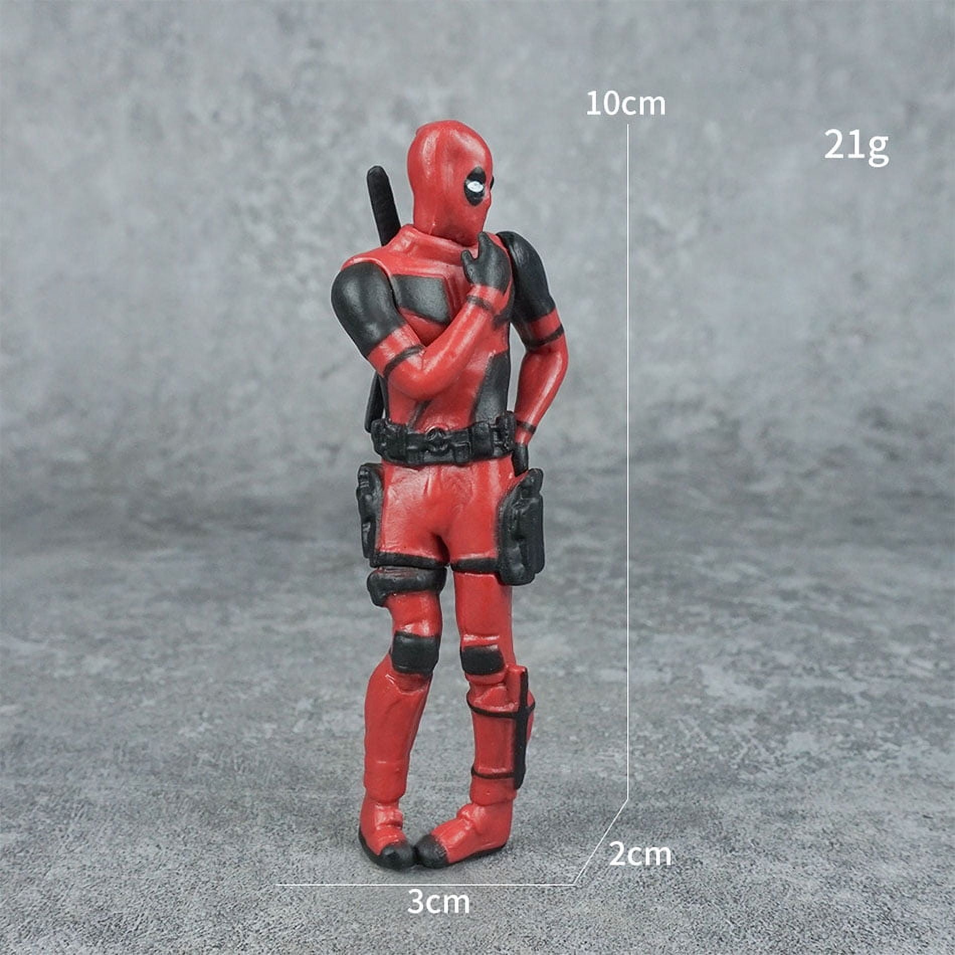 Anime Deadpool 2 Action Figure Sitting lying Posture Model Anime X-Men ...