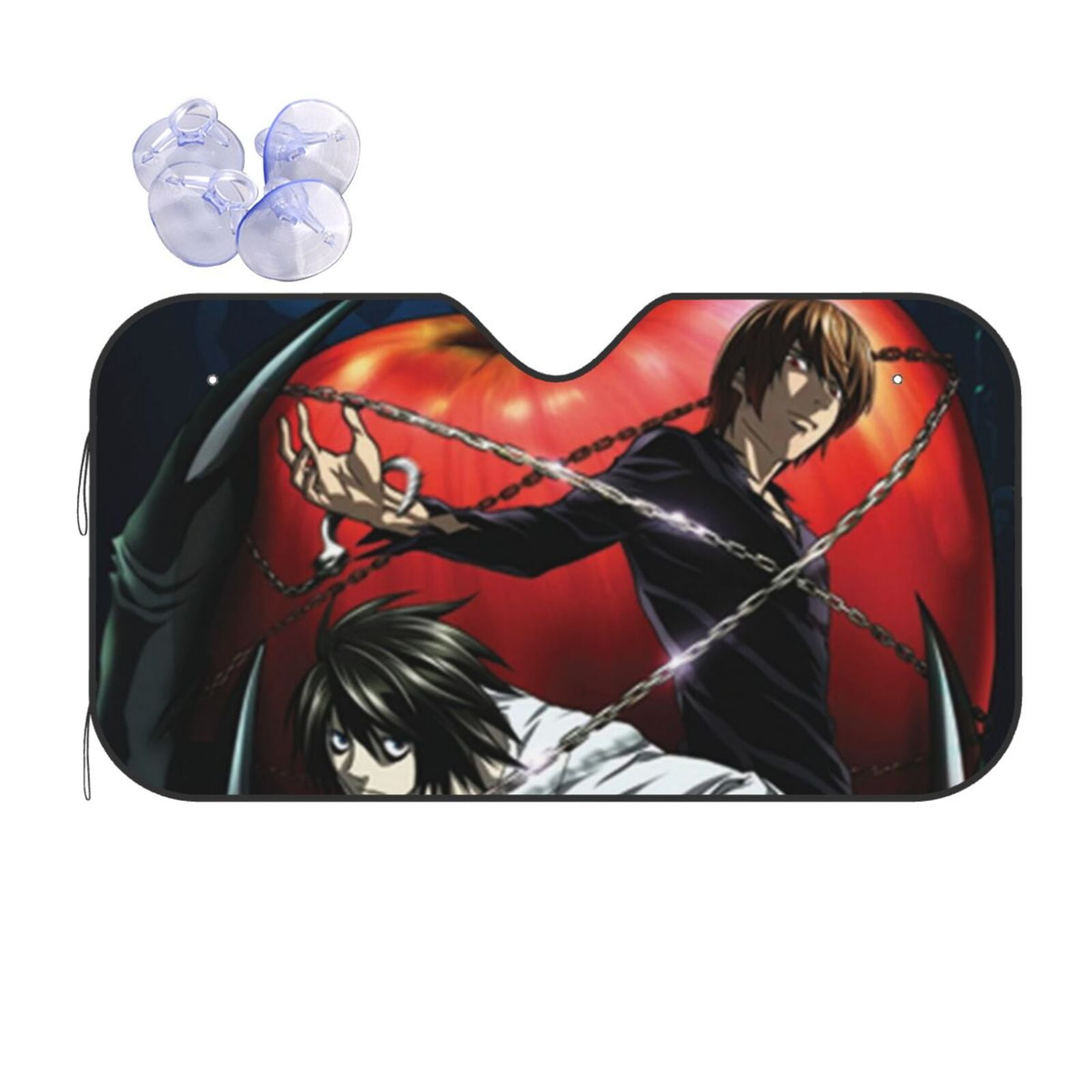 Anime Death Note Car Windshield Sun Shade Accessories Foldable ...