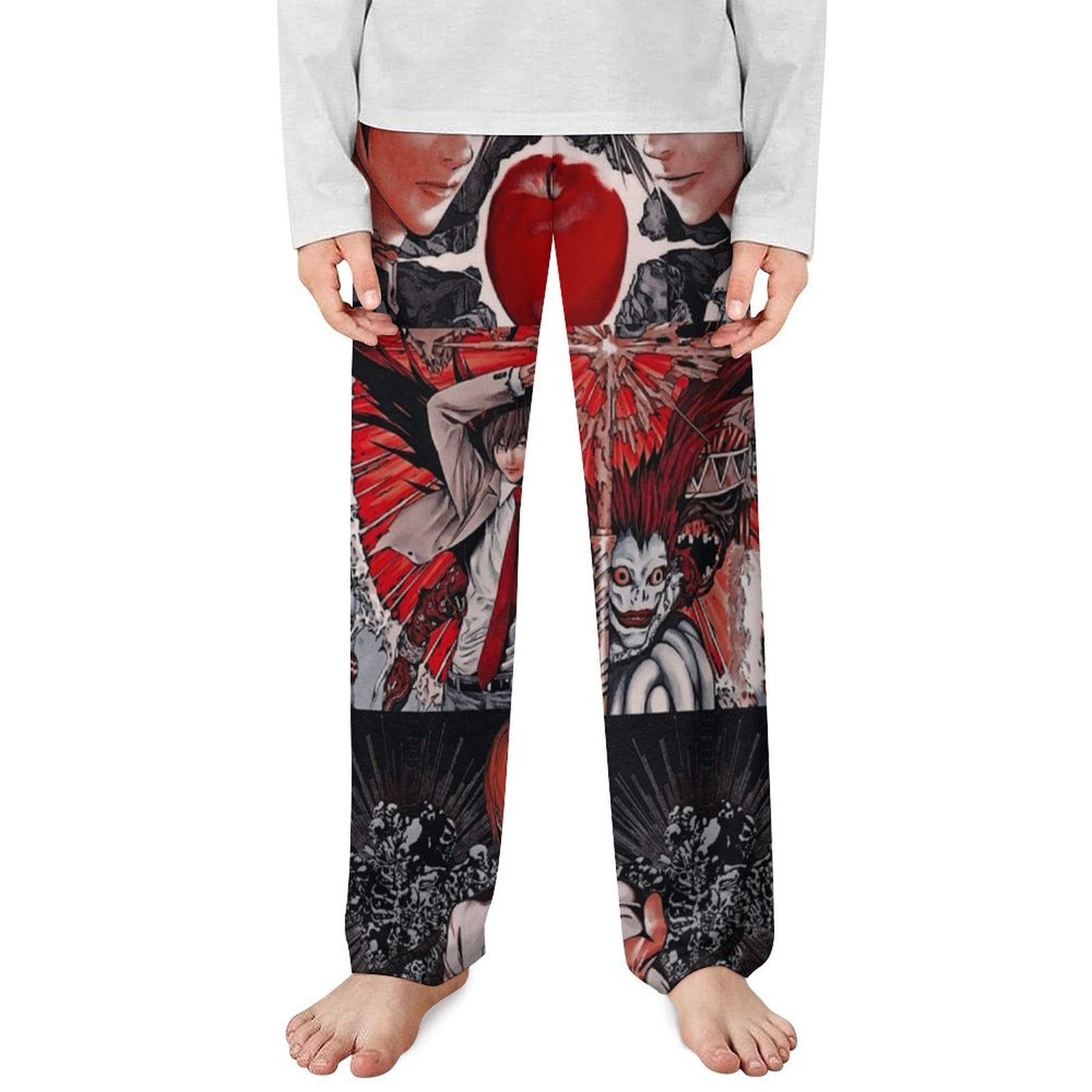 Anime Death Note Children's Pajamas Cozy Lounge Straight Leg Sleeping ...
