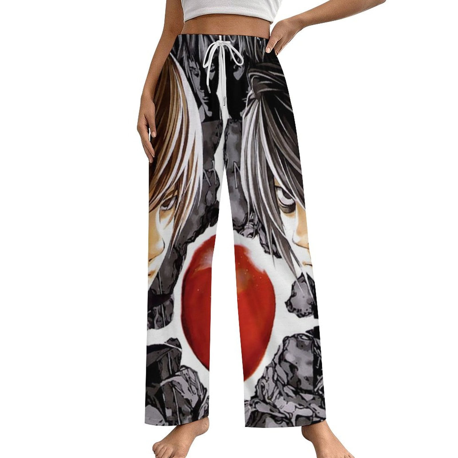 Anime Death Note Home Pajama Pants For Womens Comfortable Soft Lounge ...
