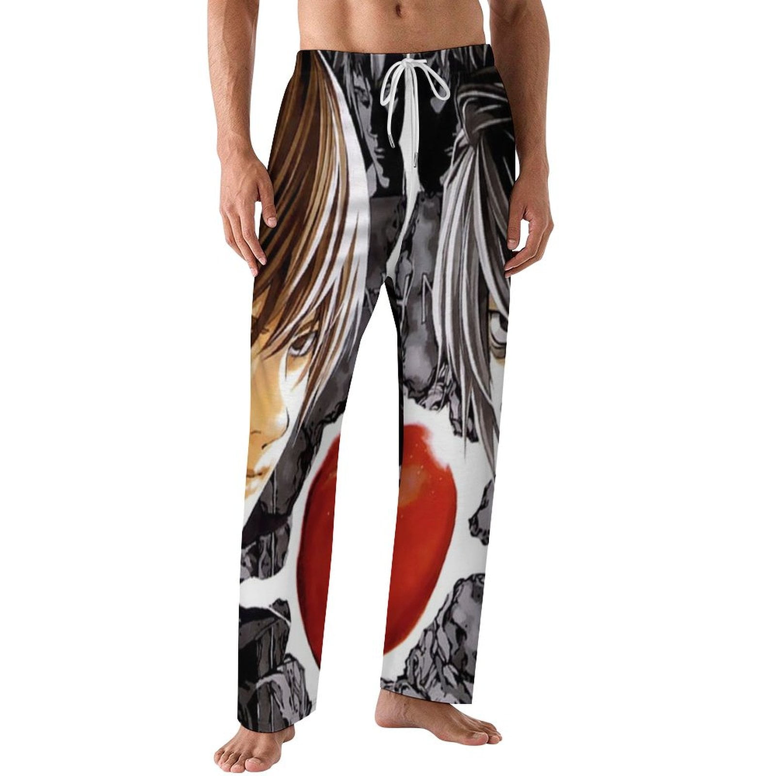 Anime Death Note Mens Pajama Pants Cozy Soft Lounge Sleep Pajamas Pants ...