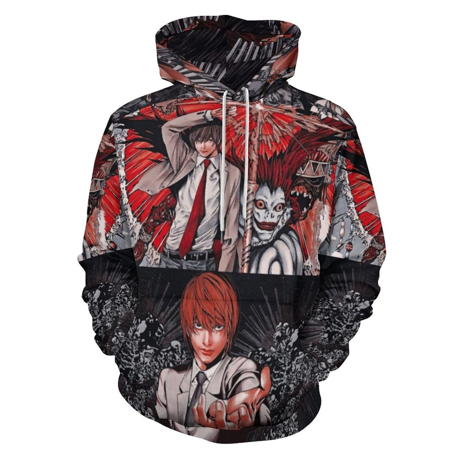 Anime Death Note Unisex Sweatshirts Hoodies Pullover Hooded Adult Daily ...
