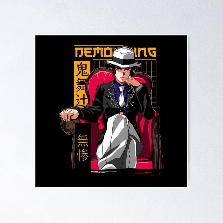 Anime Demon King Villain Character Graphic Wall Art Japanese Animation ...