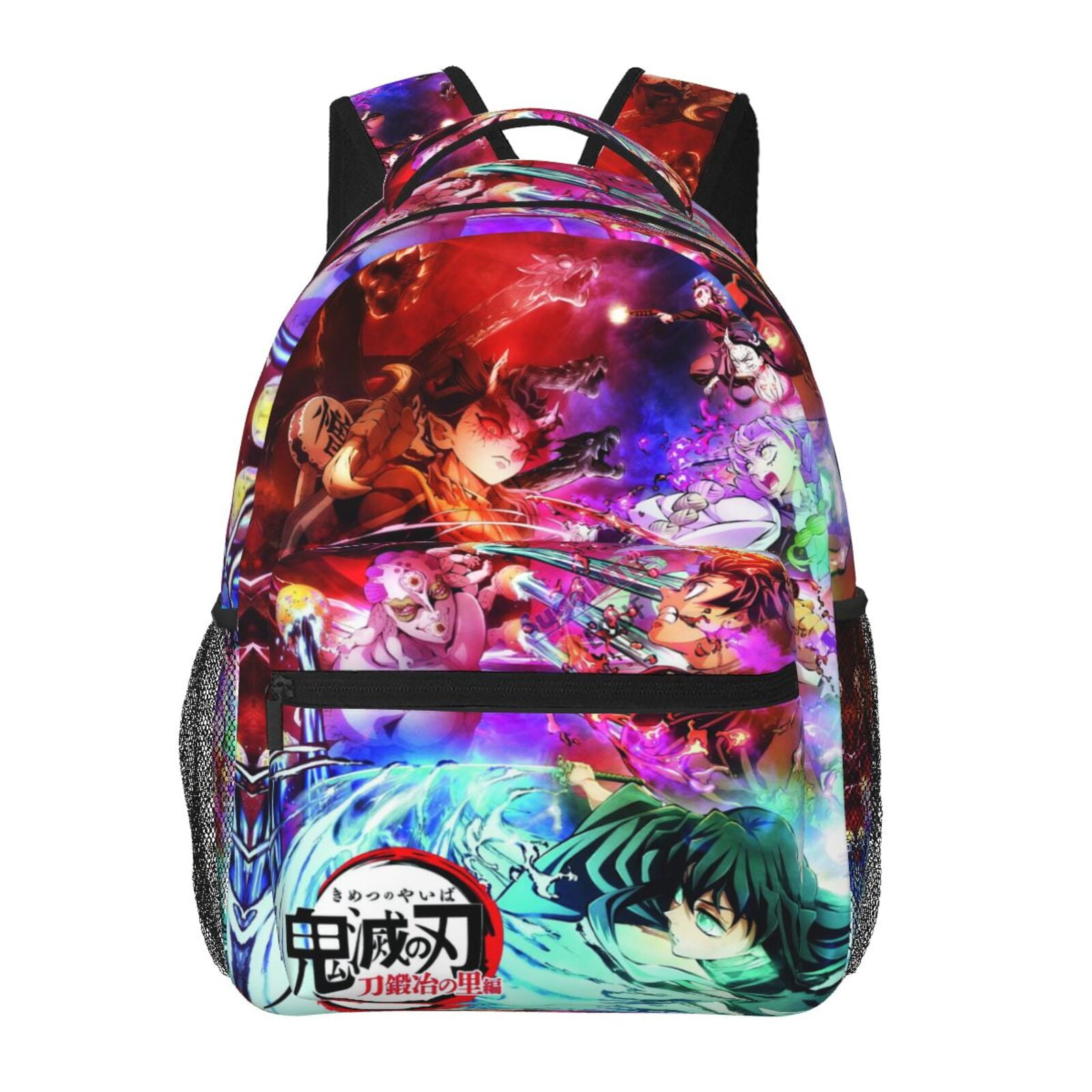Anime Demon Slayer Backpack Tanjiro Adjustable Lightweight Large ...