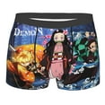 Anime Demon Slayer Breathable Men's Boxer Briefs Underwear Cool Stretch ...