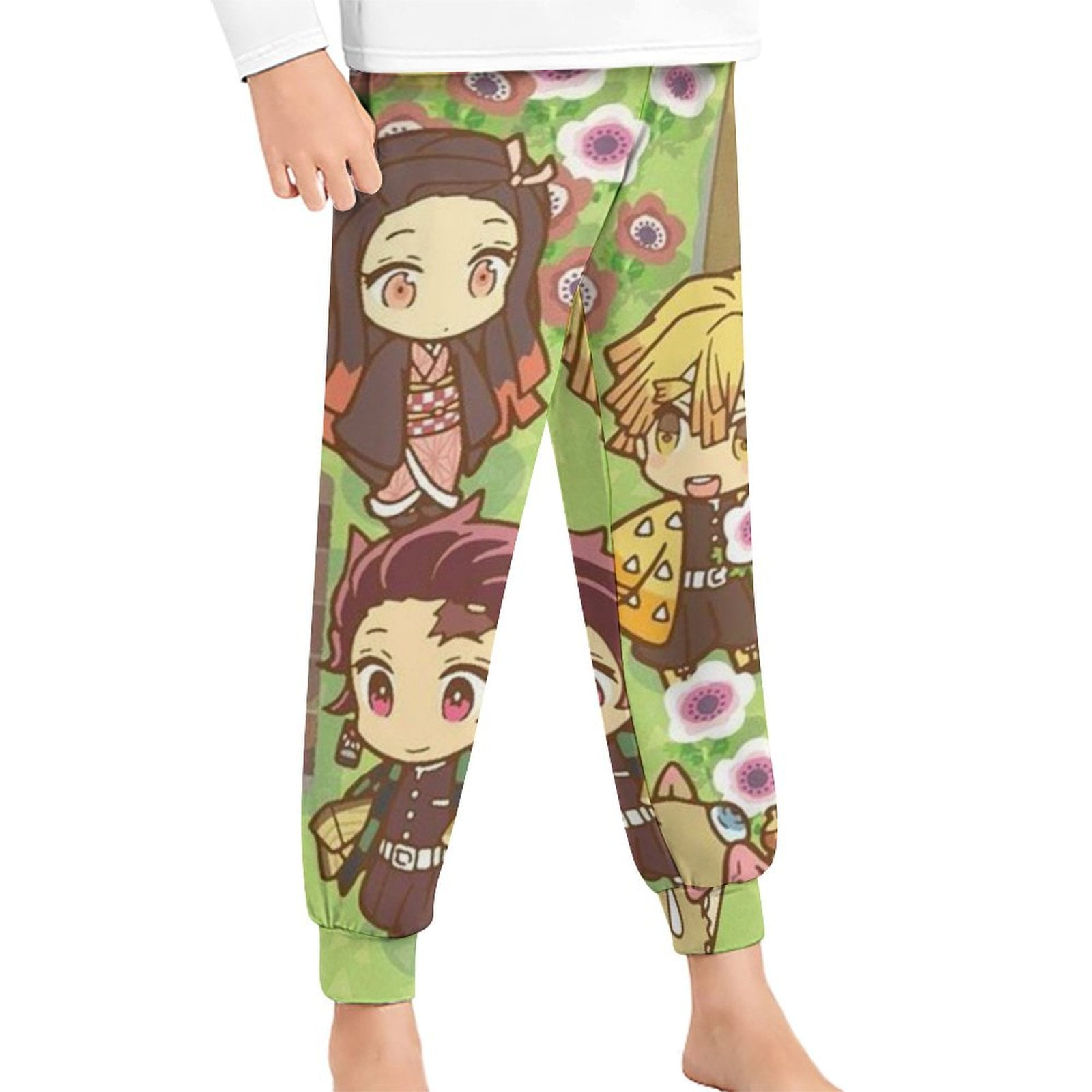 Anime Demon Slayer Characters Kid's Pajamas Sleep Bottoms Sleepwear ...