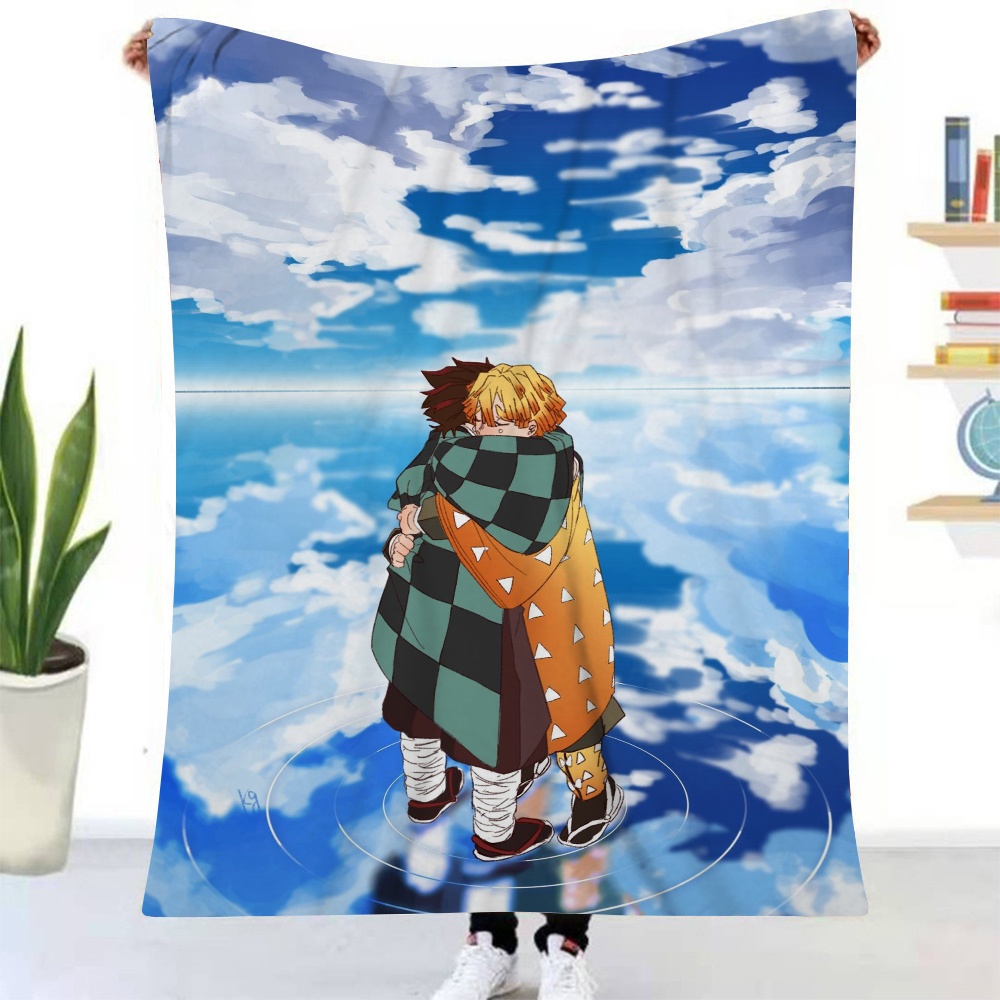 Anime Demon Slayer Christmas Blankets Exquisite Throw Blankets Super ...