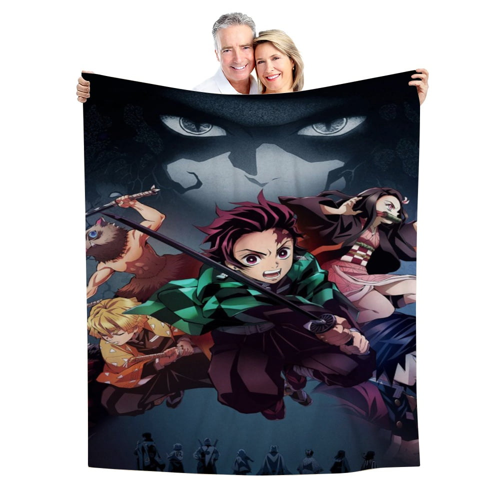 Anime Demon Slayer Christmas Blankets&Throws Creative Sofa Blanket ...