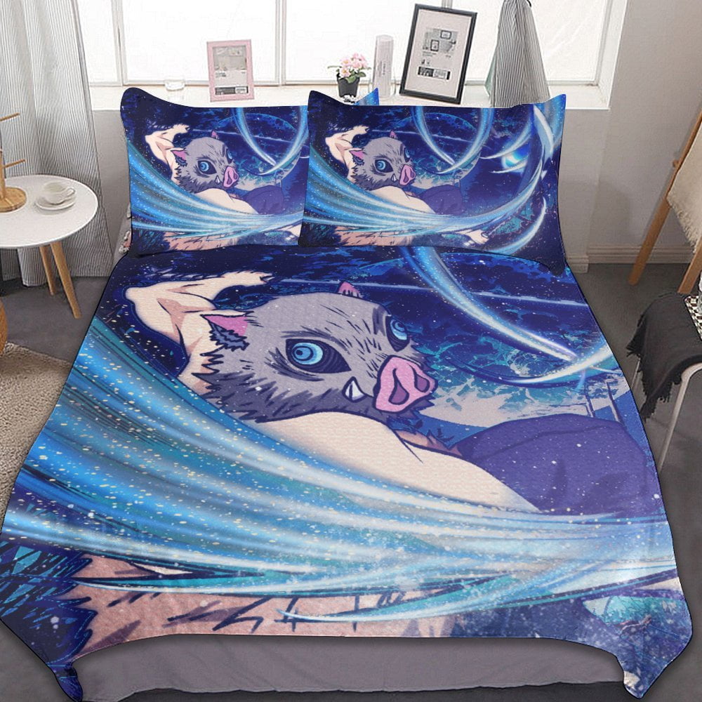 Anime Demon Slayer Duvet Cover Set, 3D Printed Lightweight and ...