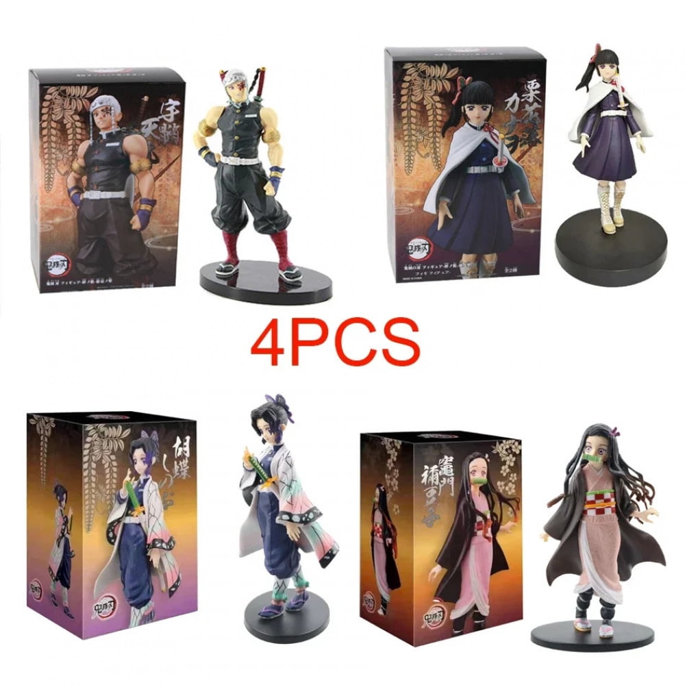 Anime Demon Slayer Figure Kamado Tanjirou Nezuko Action Figures PVC ...