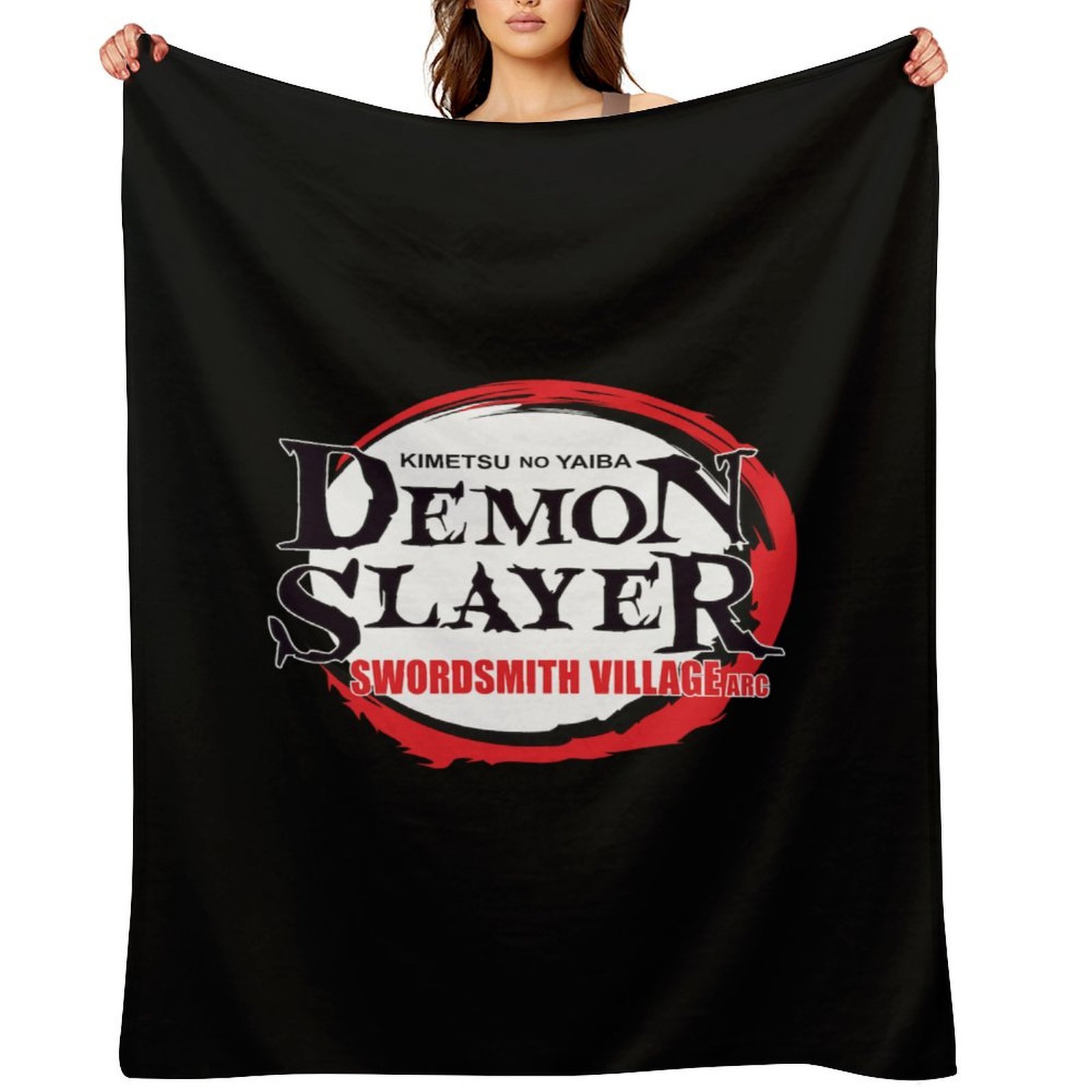 Anime Demon Slayer Flannel Blanket, Ultra Soft Warm Throw Lightweight ...