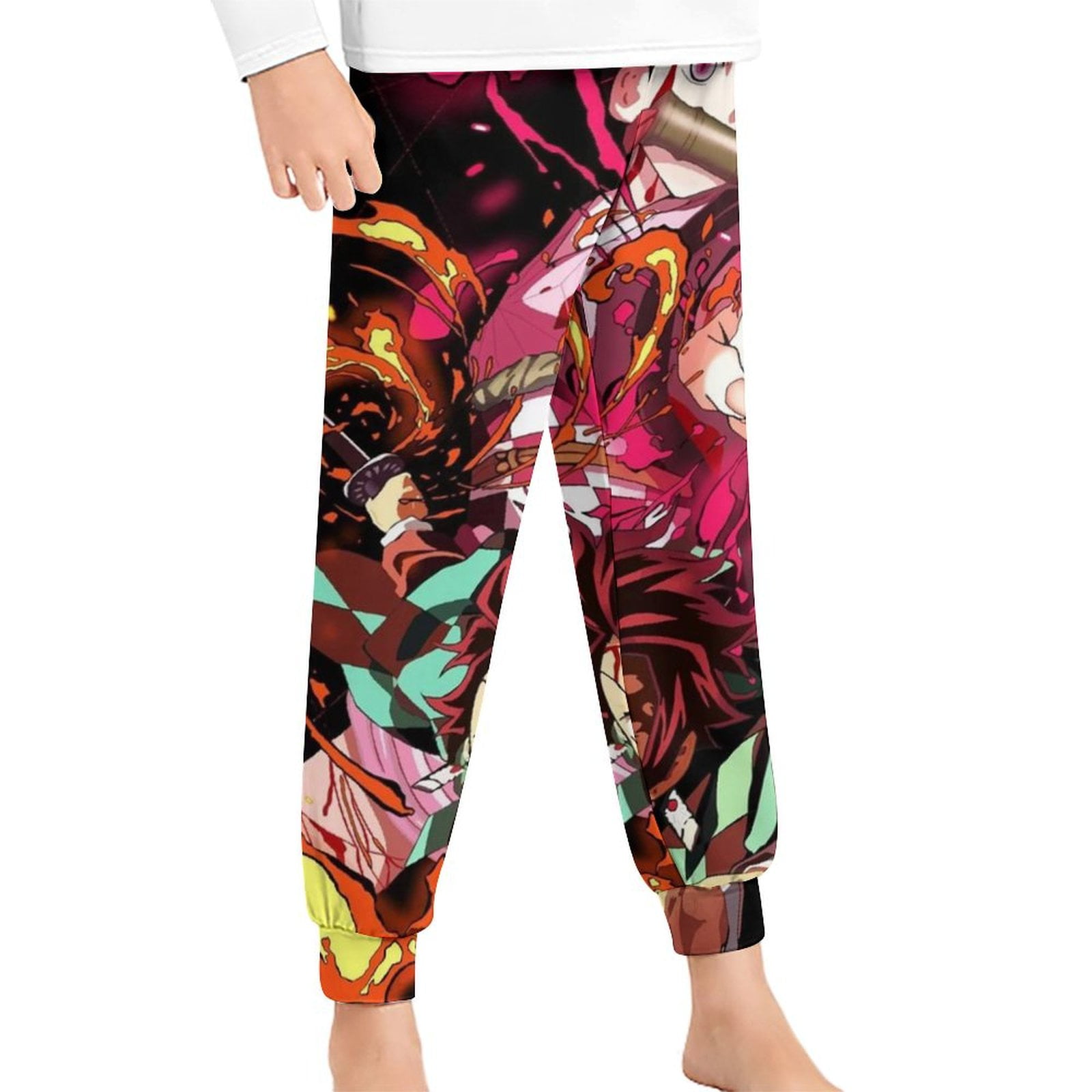 Anime Demon Slayer Kid's Pajamas Sleep Bottoms Sleepwear Comfy Cozy ...
