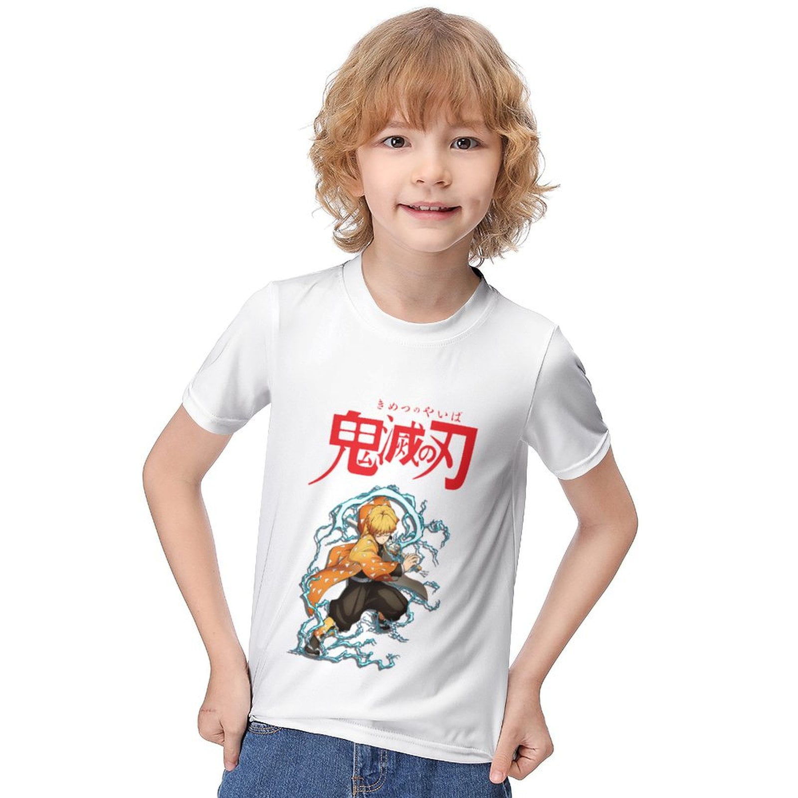Anime Demon Slayer Kids T-shirt, Cool Novelty Unisex Top Children's ...