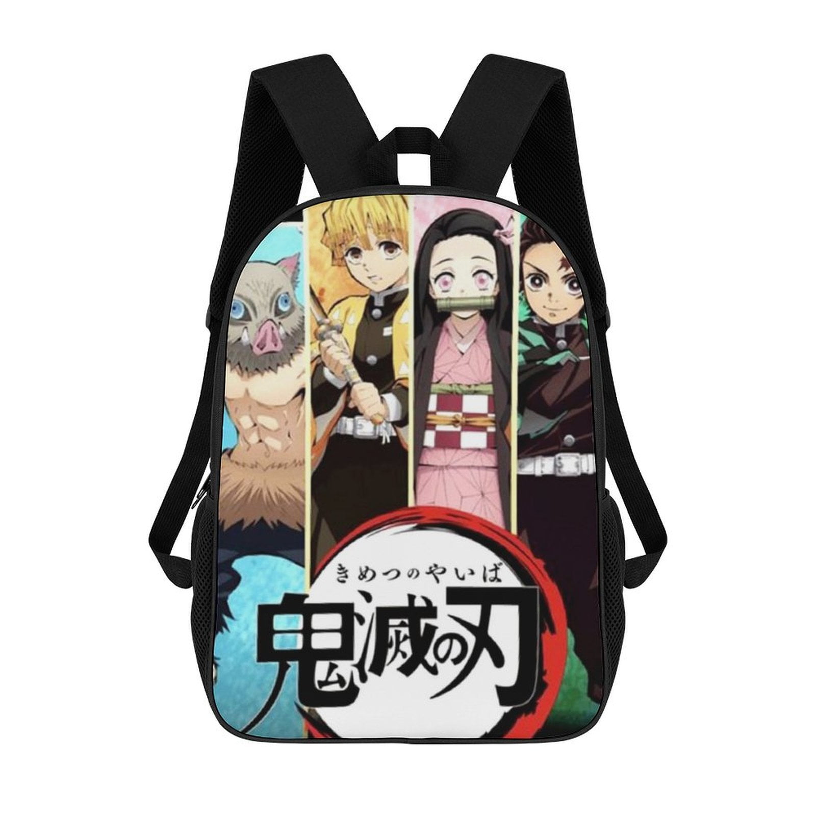Anime Demon Slayer Kimetsu No Yaiba 17 Inch Backpack, Made of Polyester ...