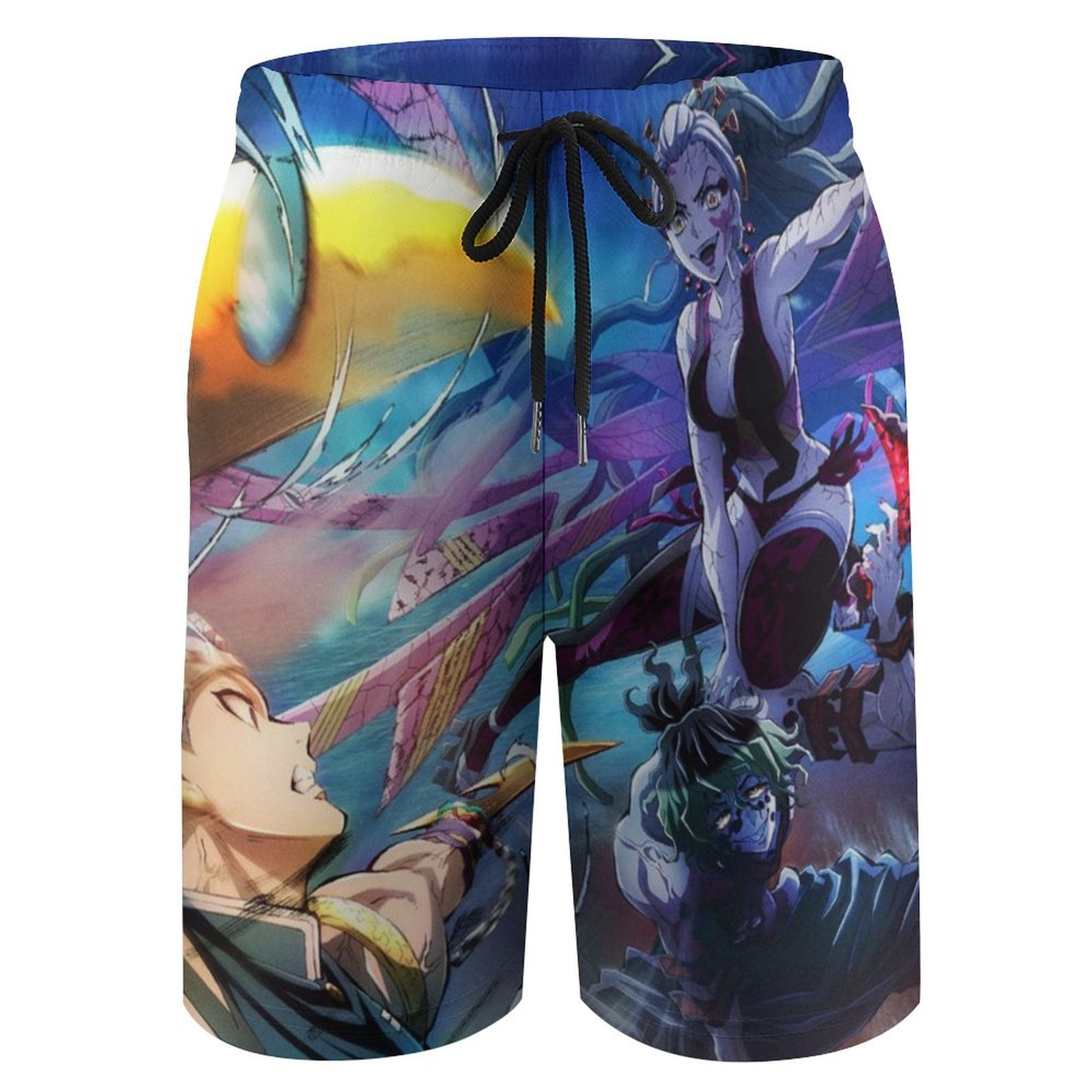 Anime Demon Slayer Kimetsu No Yaiba Boys Swim Trunks Big Kids Bathing ...