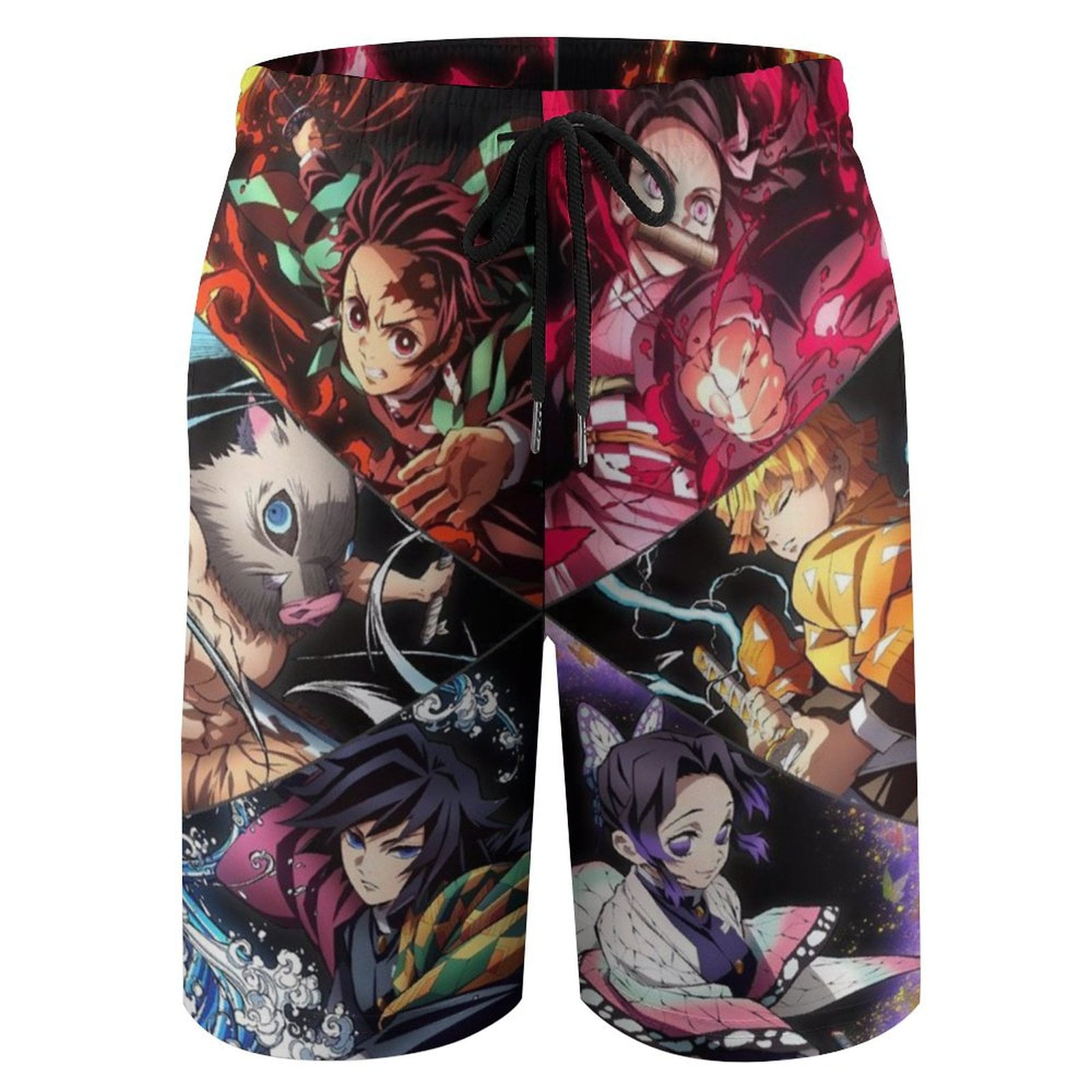 Anime Demon Slayer Kimetsu No Yaiba Boys Swim Trunks Big Kids Bathing ...