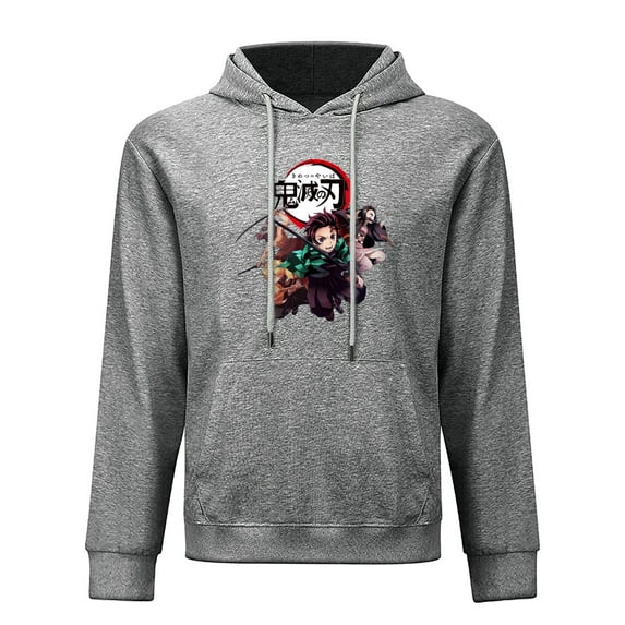 Anime Demon Slayer Kimetsu No Yaiba Hoodie,Unisex Adult Hooded Sweater ...