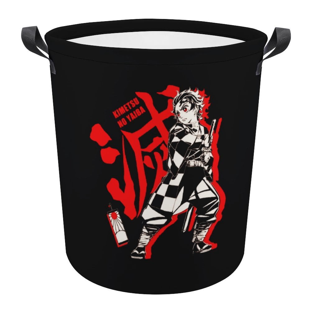 Anime Demon Slayer Kimetsu No Yaiba Large Laundry Hamper Basket Durable ...