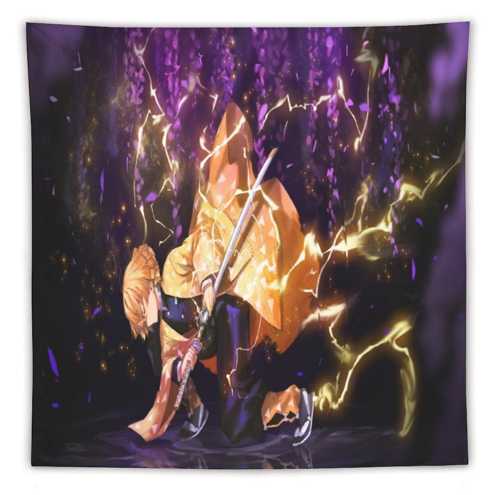 Anime Demon Slayer Kimetsu No Yaiba Tapestry, Wall Art Hanging Decor ...