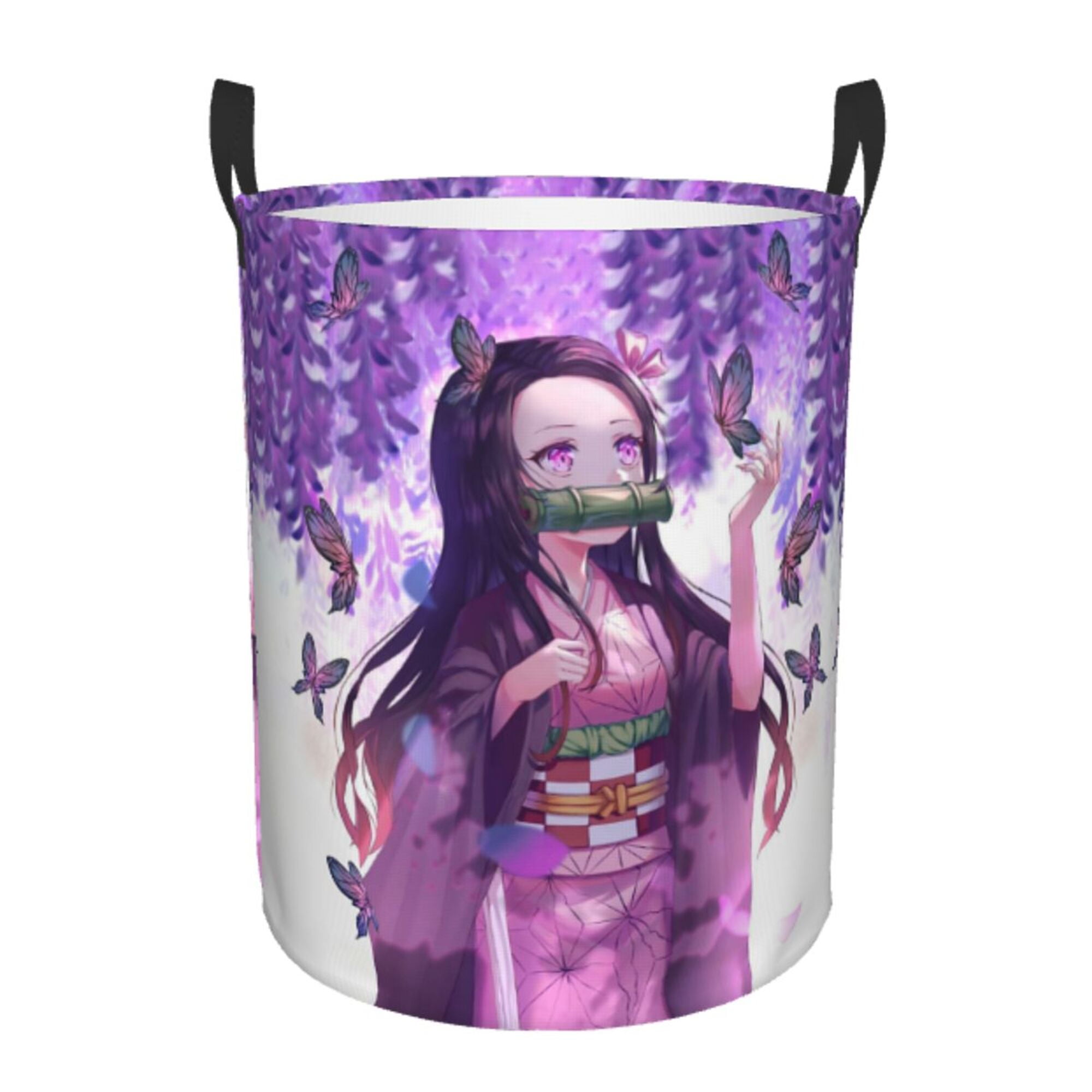 Anime Demon Slayer Laundry Basket With Handle Waterproof Laundry Basket ...