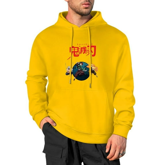 Anime Demon Slayer Logo Cotton Hoodie,Unisex Adult Fashion Hooded ...