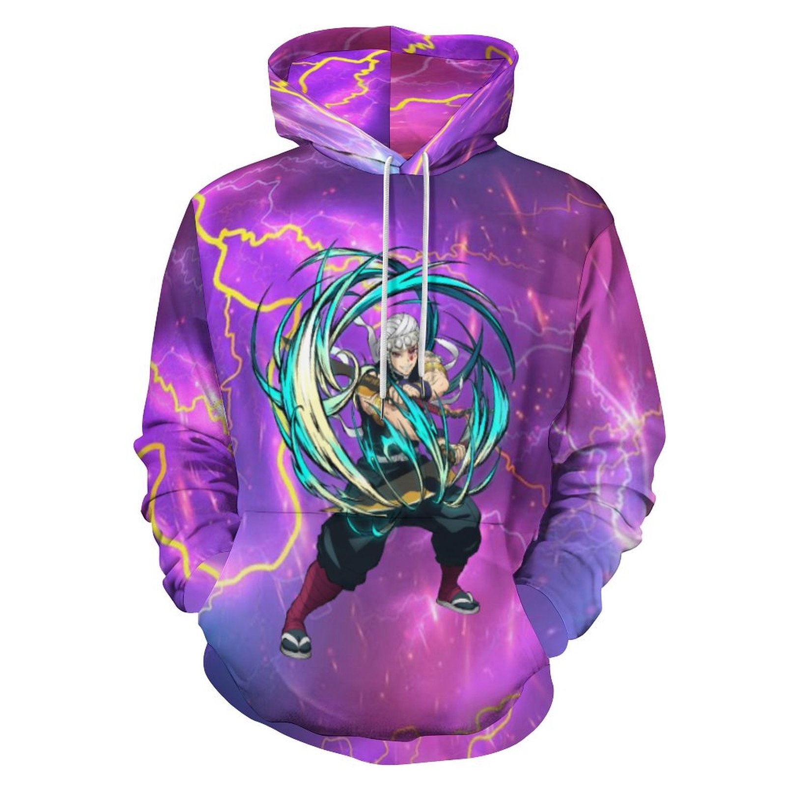 Anime Demon Slayer Men's Hoodie For Adult Youth Pullover Hooded ...