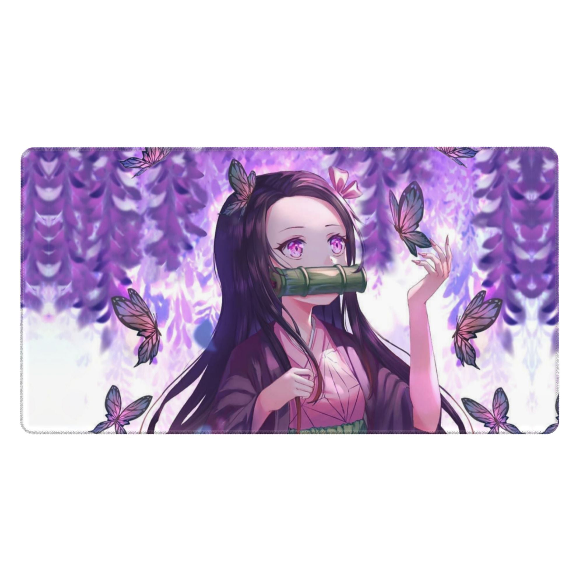 Anime Demon Slayer Mouse Pad Low Profile Thin Rubber Mouse Pad 29.5”*15 ...