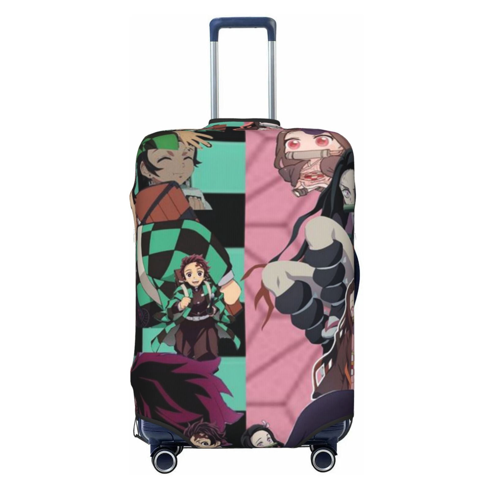 Anime Demon Slayer Nezuko Tanjiro Protective Suitcase Cover Elastic ...