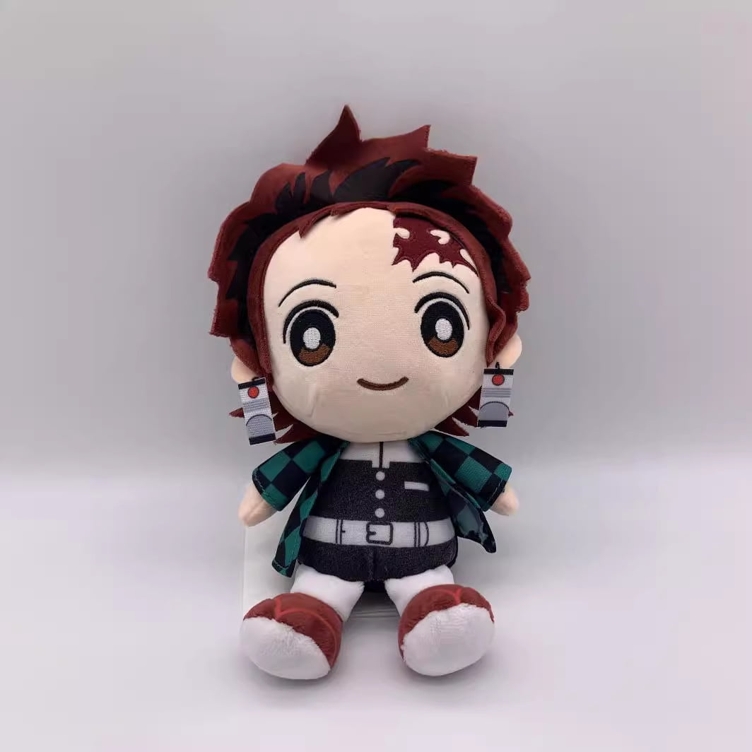 Anime Demon Slayer Plushie Tanjiro Kamado Plush Toys,8"/20cm Cute Soft ...