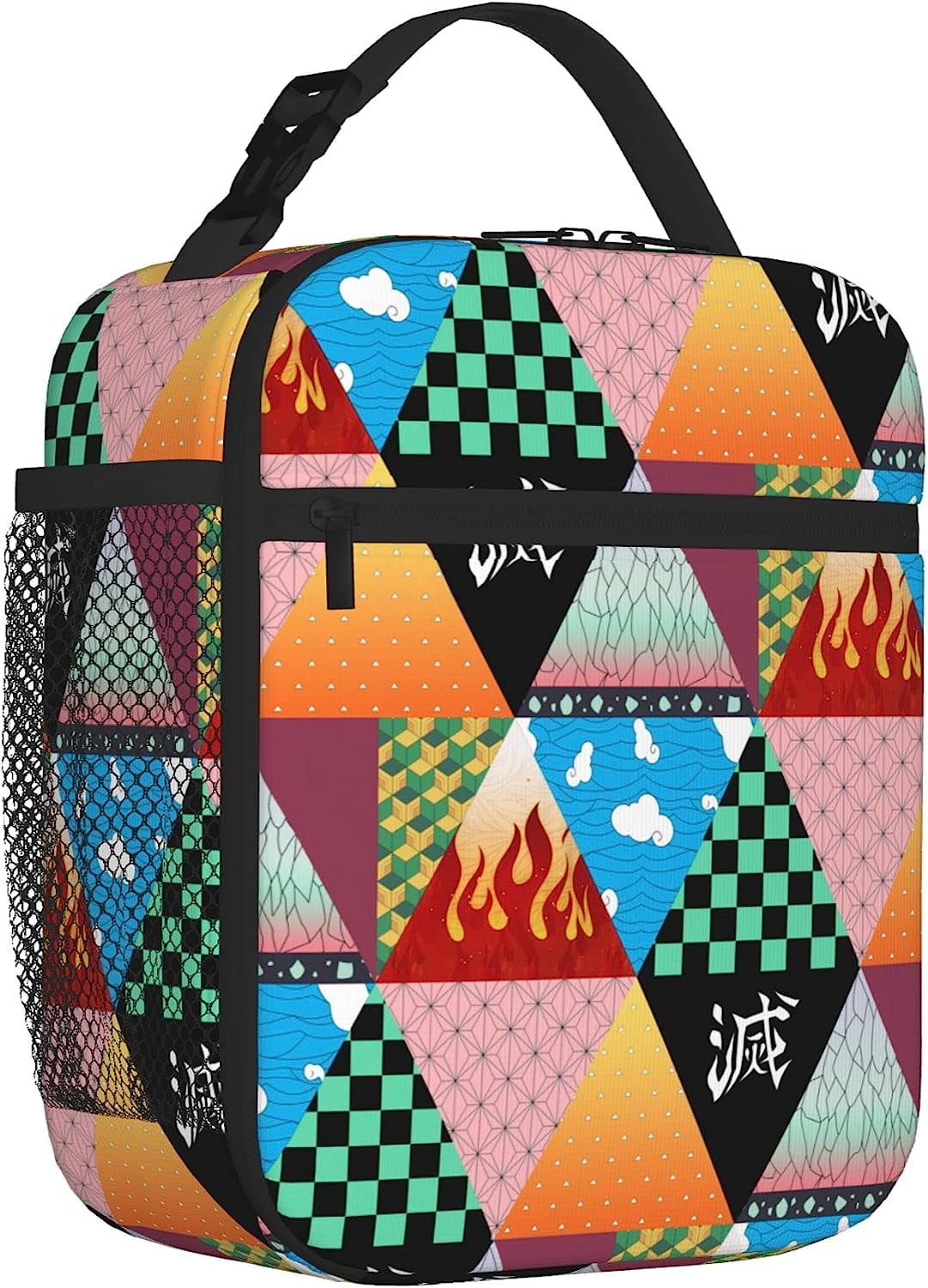 Anime Demon Slayer Reusable Lunch Bag for Men and Women, Portable Lunch ...