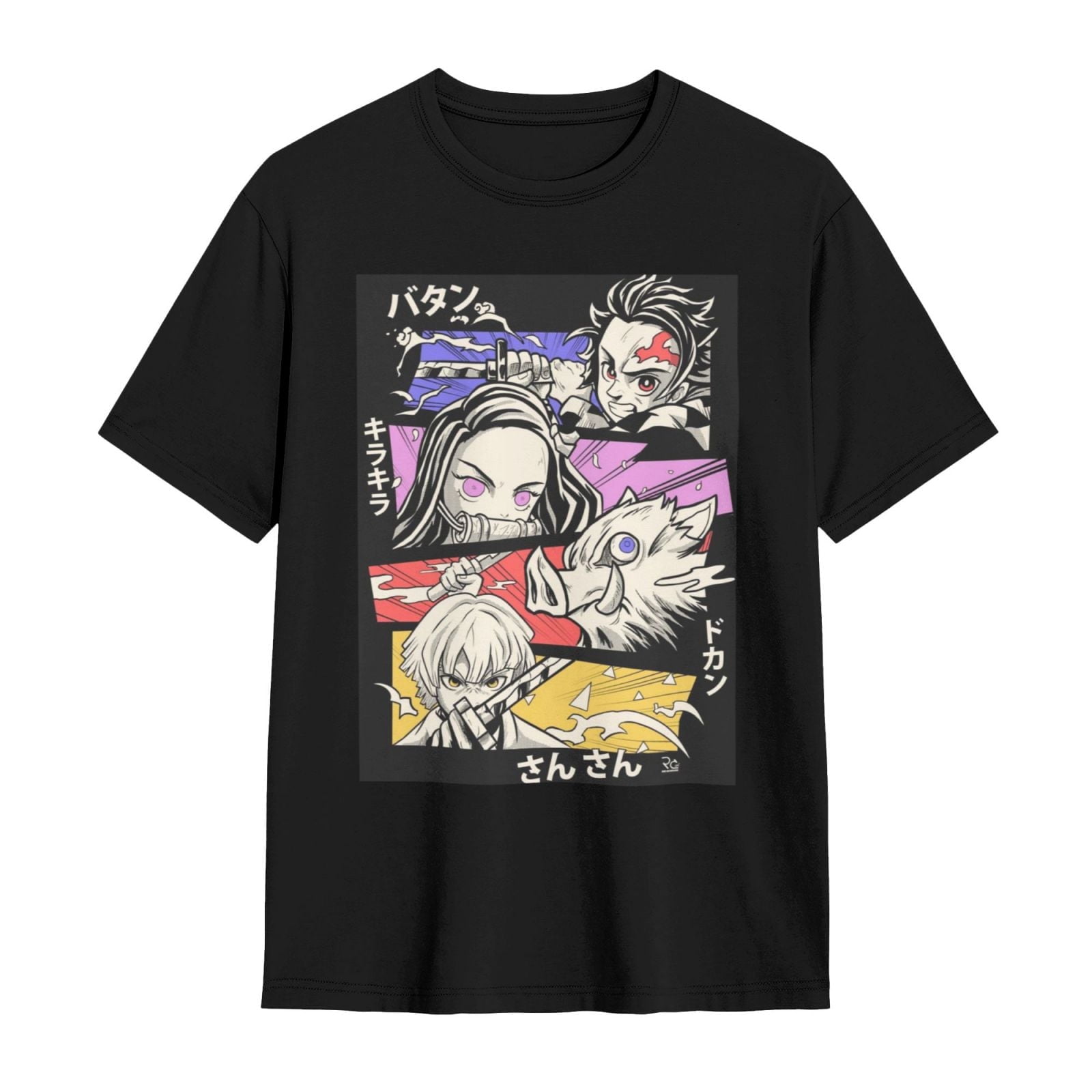 Anime Demon Slayer Shirt Mens Shirts 3D Printing T-Shirts Cartoon ...