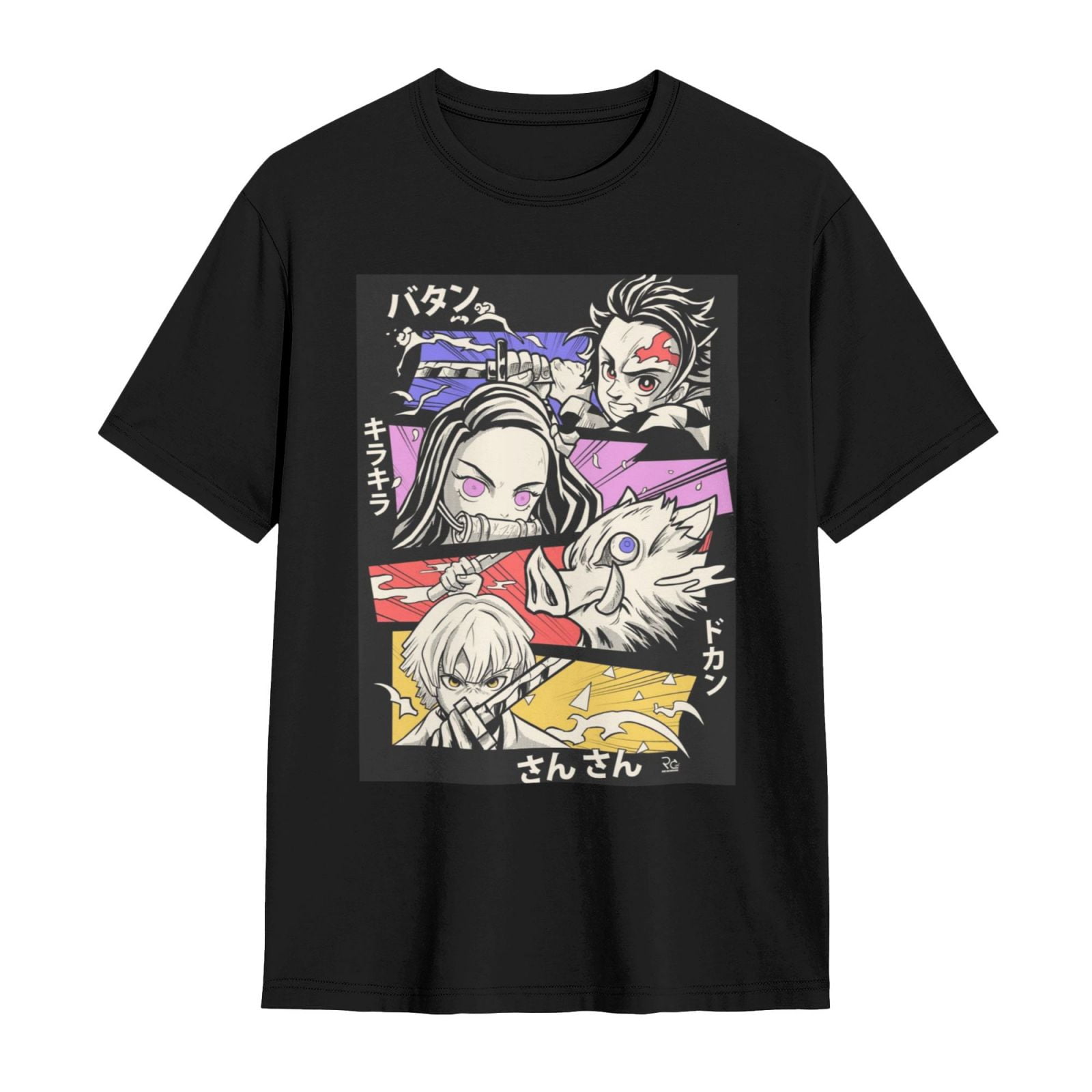 Anime Demon Slayer Shirt Mens Shirts 3D Printing T-Shirts Cartoon ...