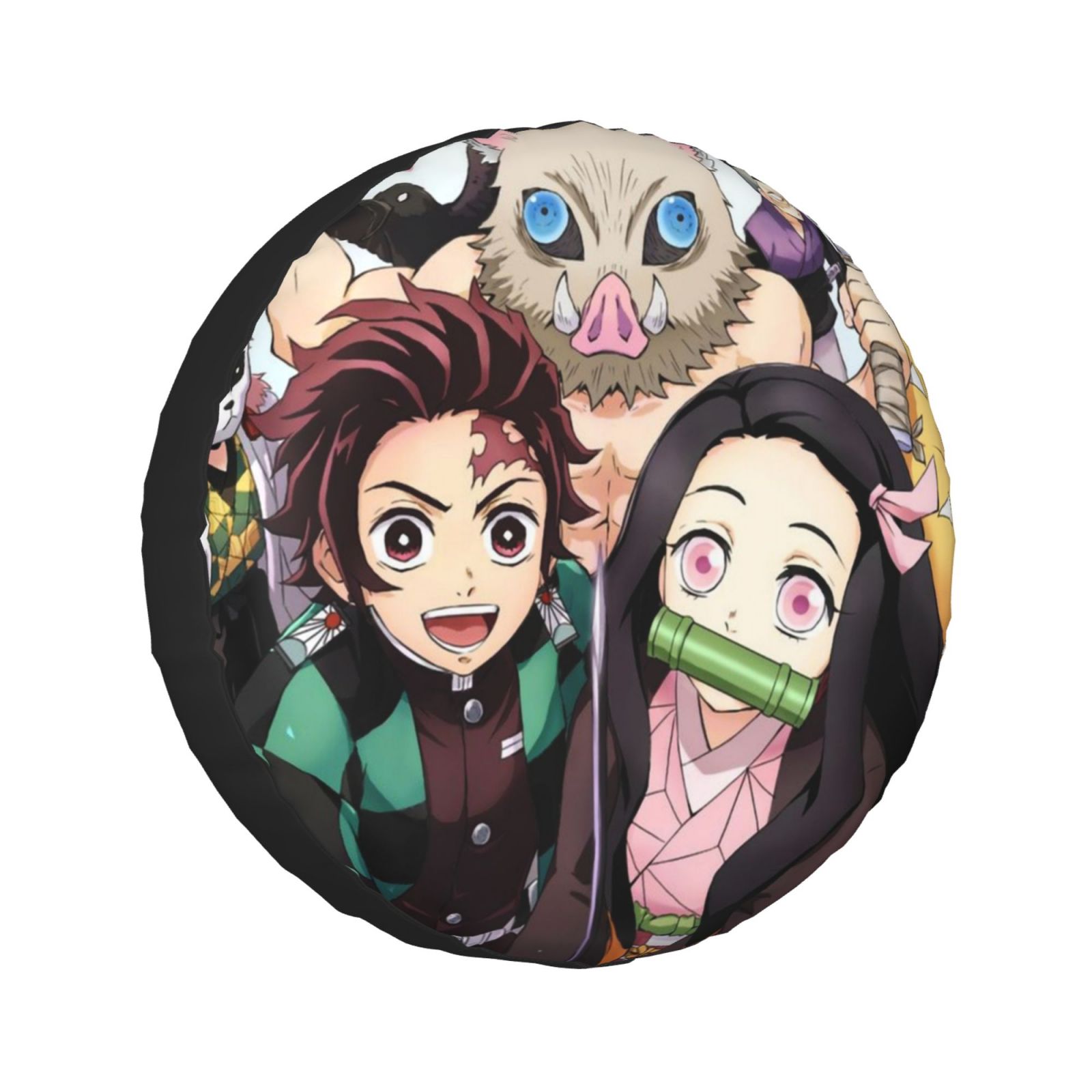 Anime Demon Slayer Spare Tire Cover Protectors Universal Tire Cover ...