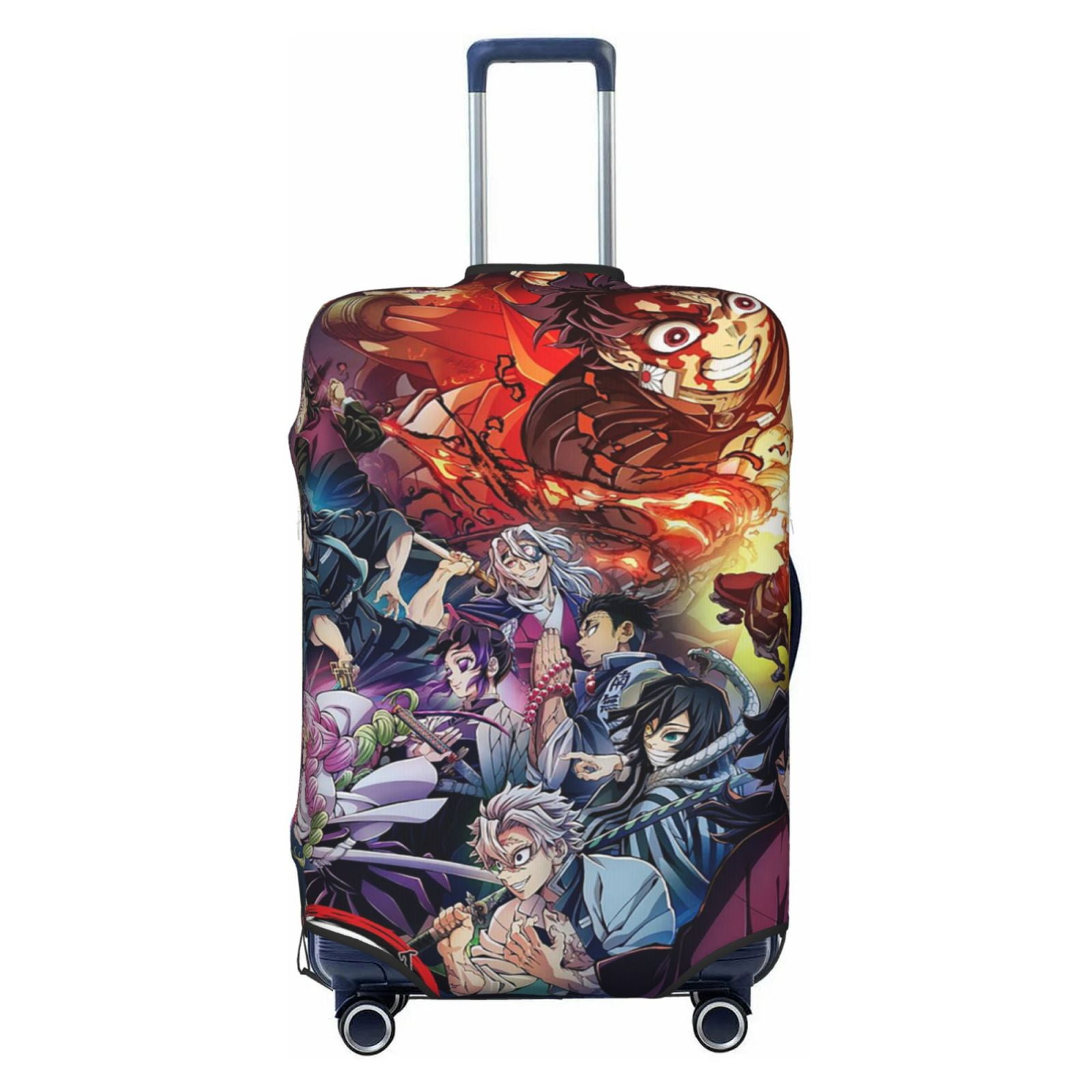 Anime Demon Slayer Suitcase Cover Elastic Washable Luggage Protector ...
