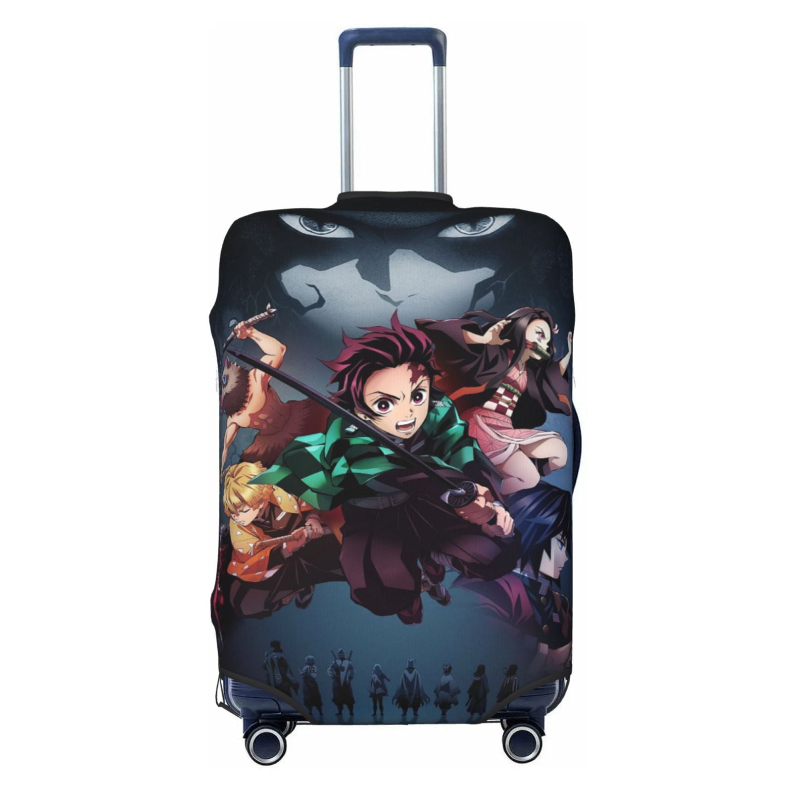 Anime Demon Slayer Suitcase Cover Elastic Washable Luggage Protector ...