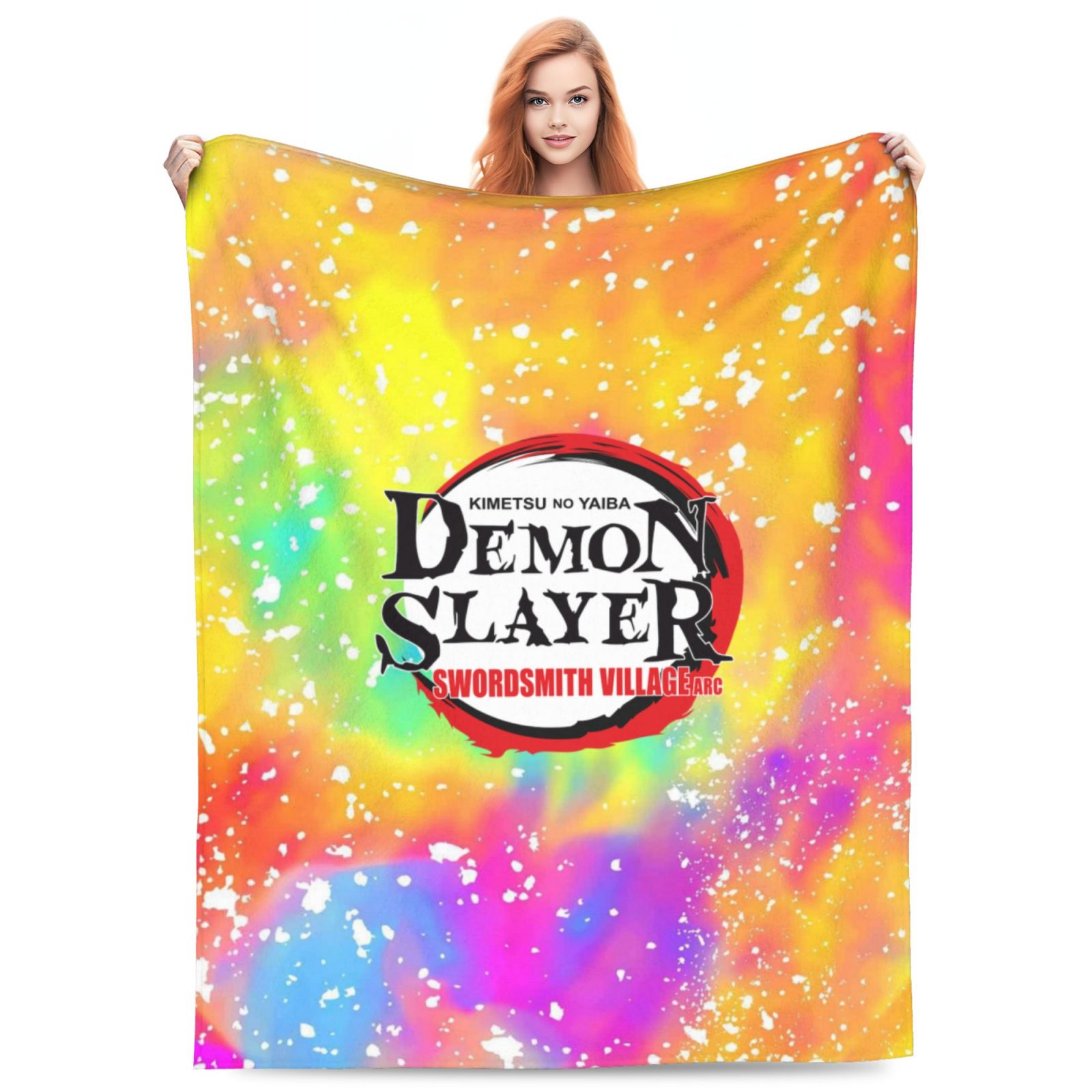 Anime Demon Slayer Super Soft Flannel Throw Blanket 40x30,50x40,60x50 ...