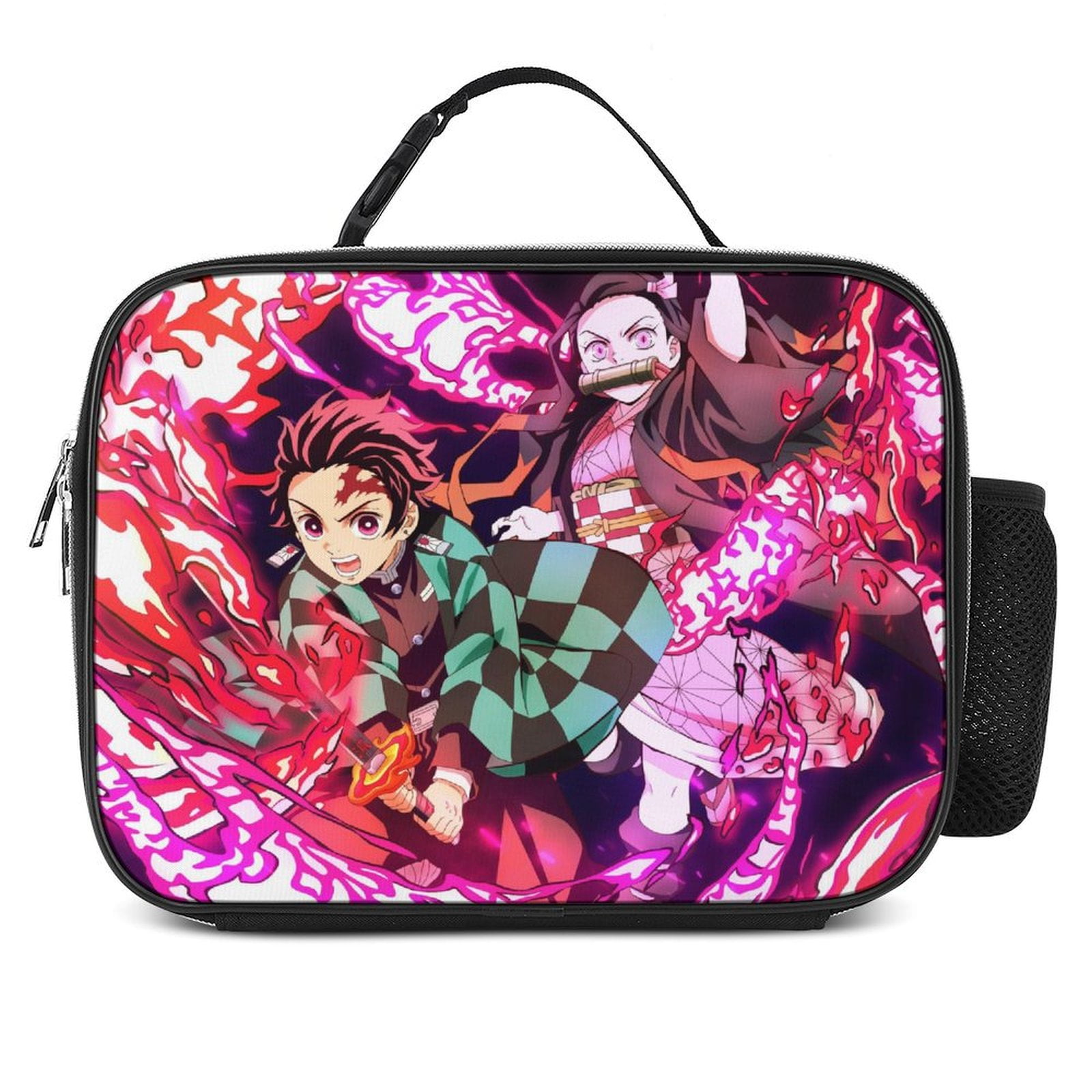 Anime Demon Slayer Tanjiro Nezuko Portable Lunch Bag Insulated Lunch ...