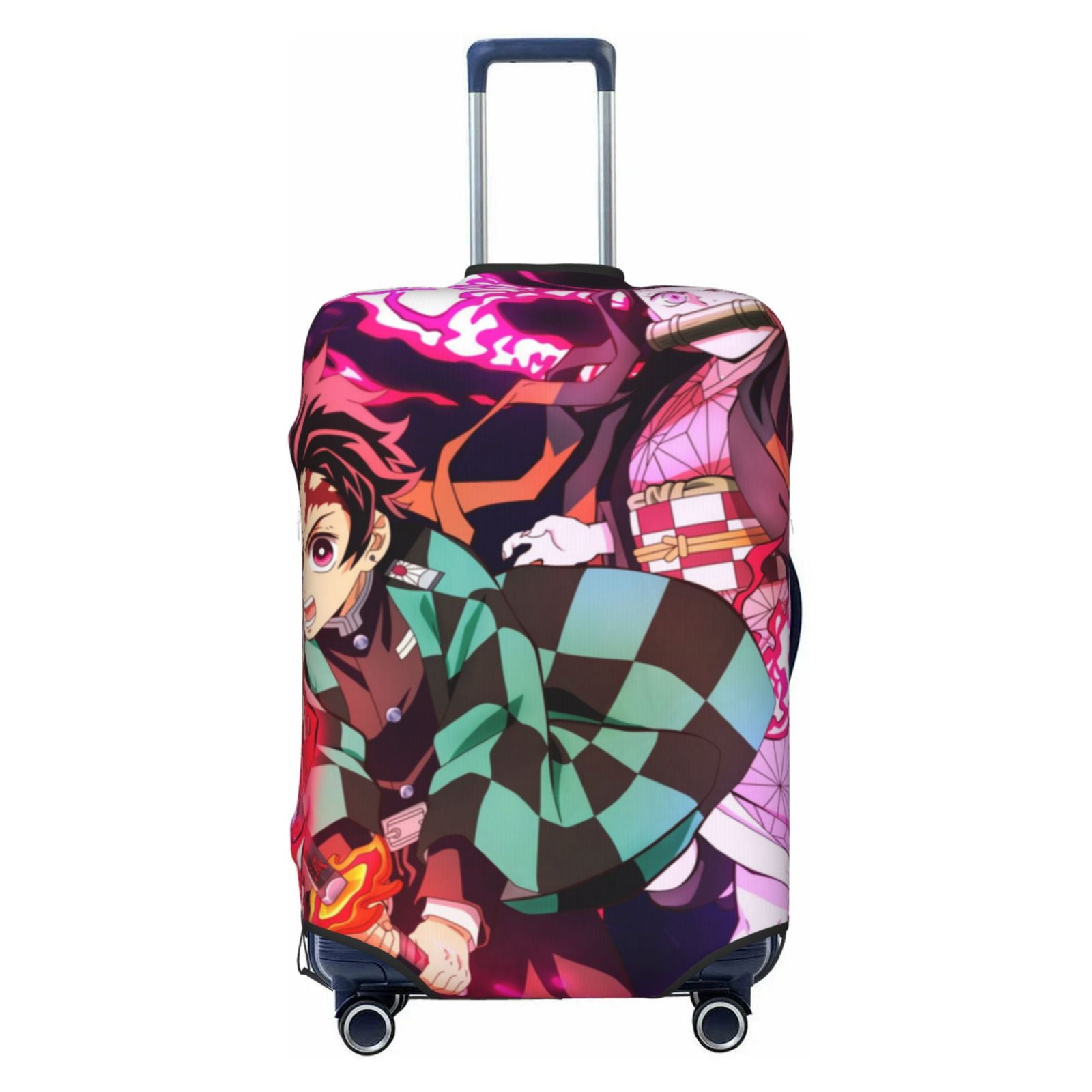 Anime Demon Slayer Tanjiro Nezuko Protective Suitcase Cover Elastic ...