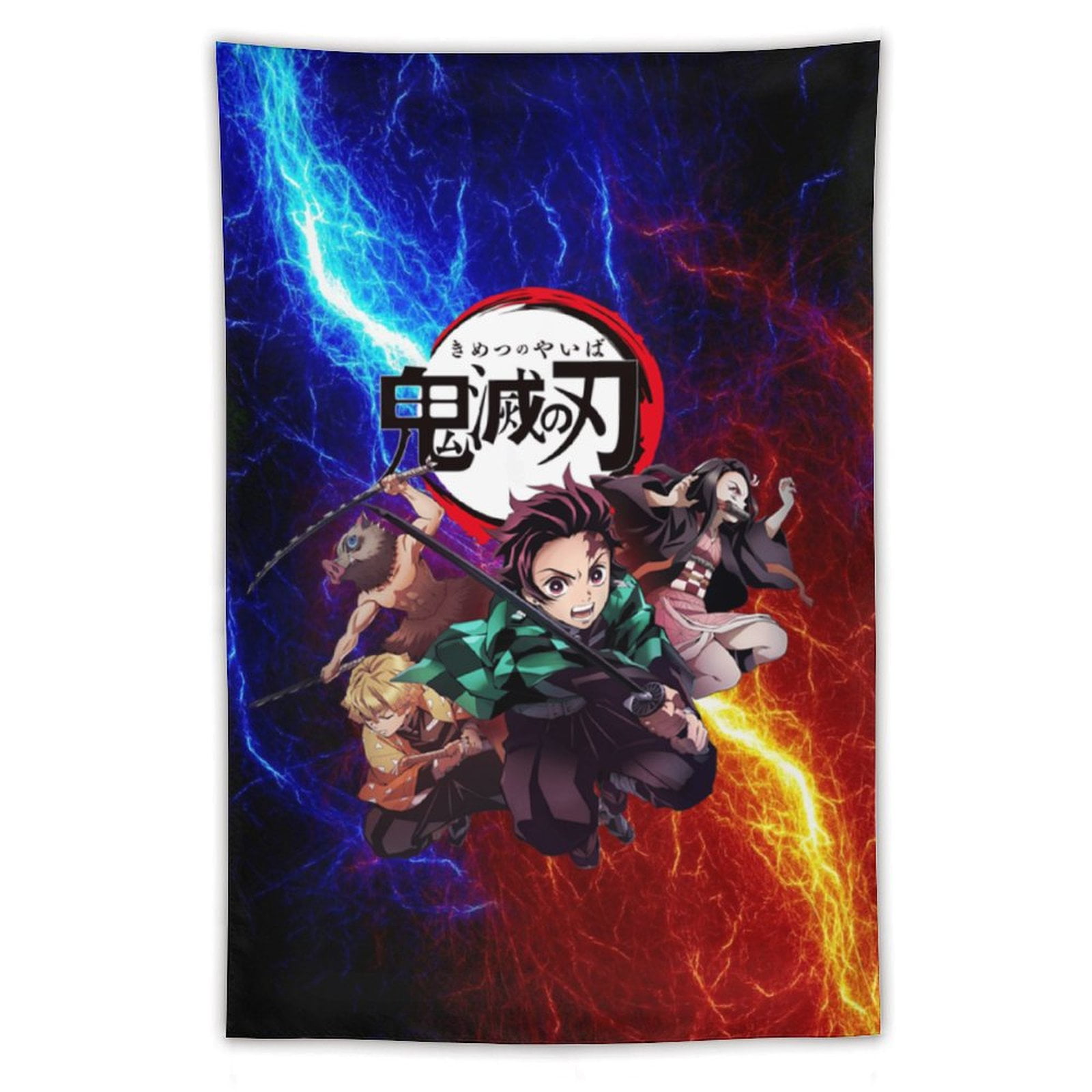 Anime Demon Slayer Tapestry 60x40 Inch Funny Flag Wall Hanging Window ...