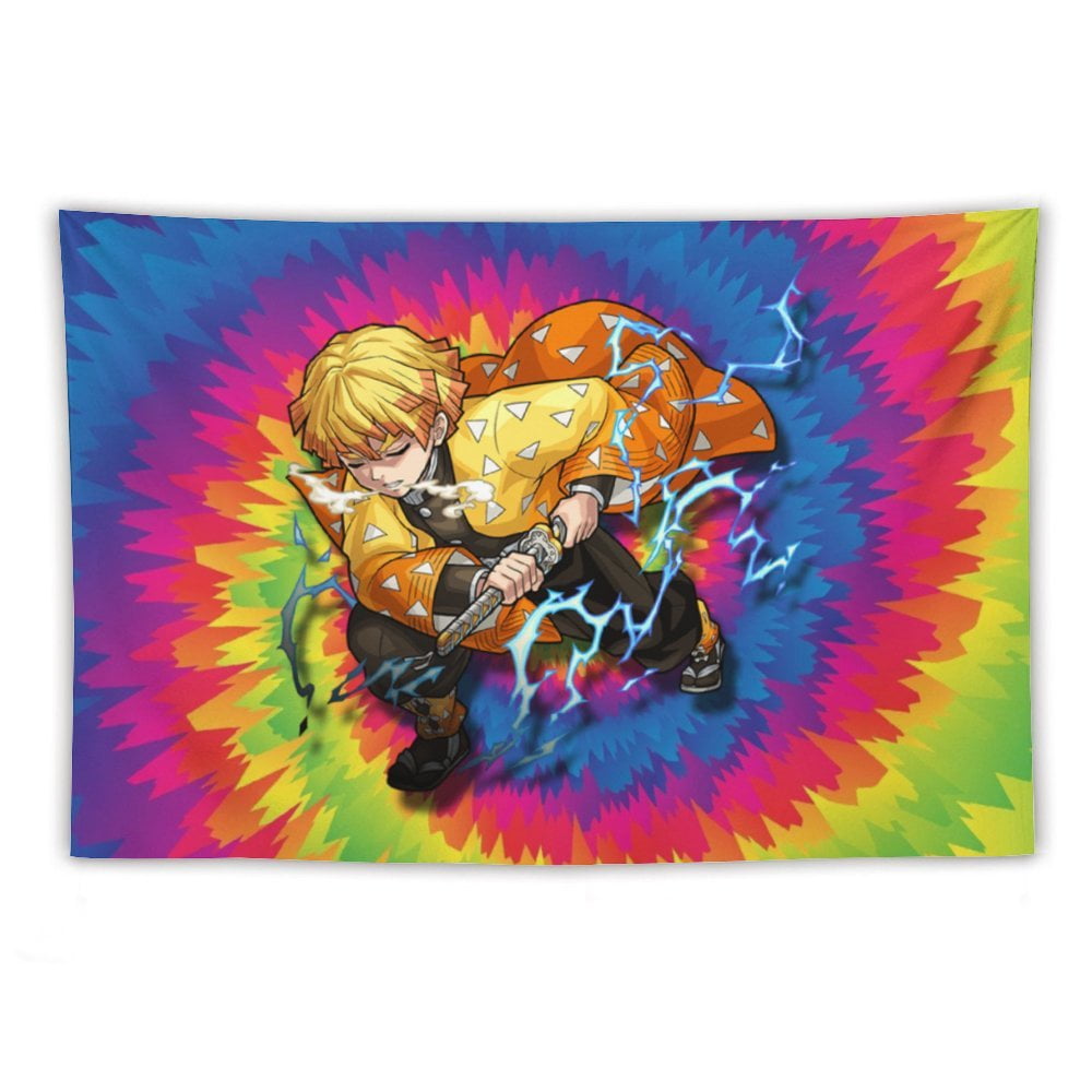 Anime Demon Slayer Tapestry 60x40 Inch Funny Flag Wall Hanging Window ...